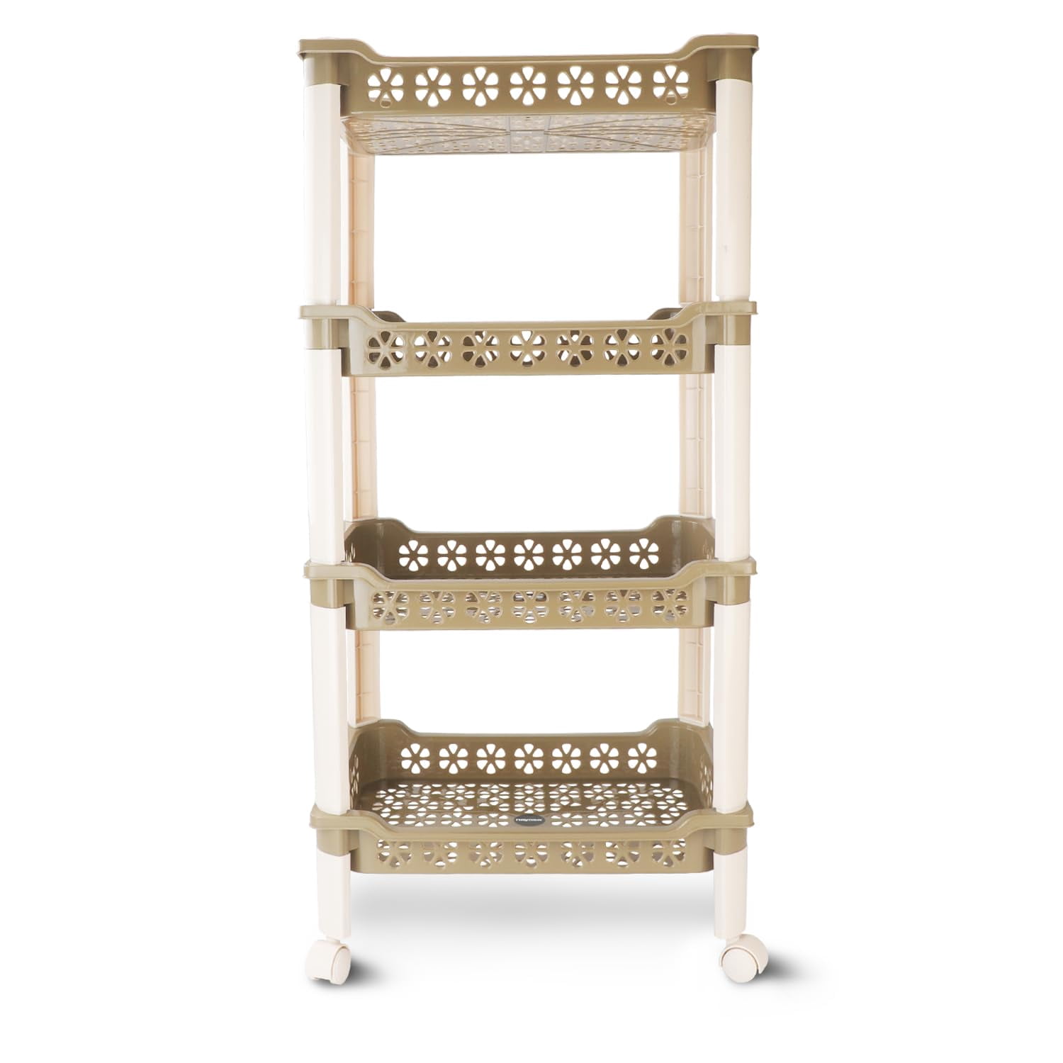 Nayasa Candy Rectangular Trolley 4 Layers Kitchen Organizer Stand for ...