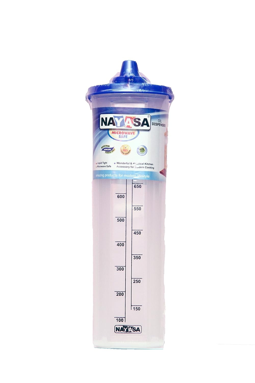 Nayasa Superplast Plastic Oil Dispenser 1 Litre Blue - Walmart.com