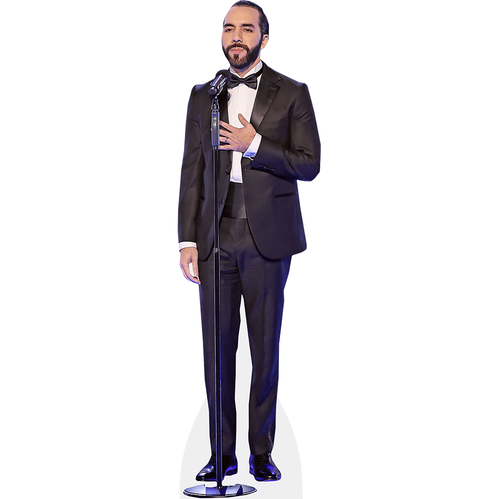 Nayib Bukele Ortez (Speech) Life Size Cutout. Standee. - Walmart.com