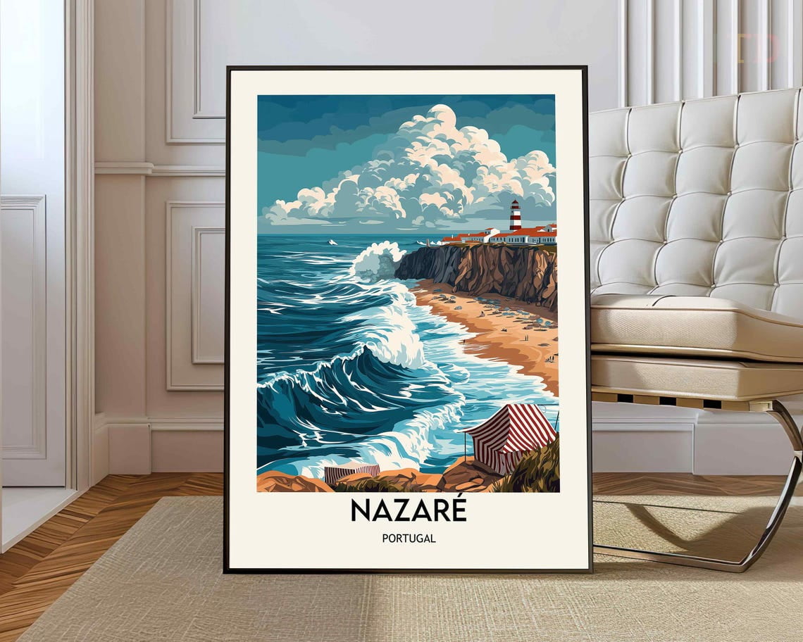 Nazaré Poster, Nazarénazaré Print, Nazaré Photo, Nazaré Poster Print ...