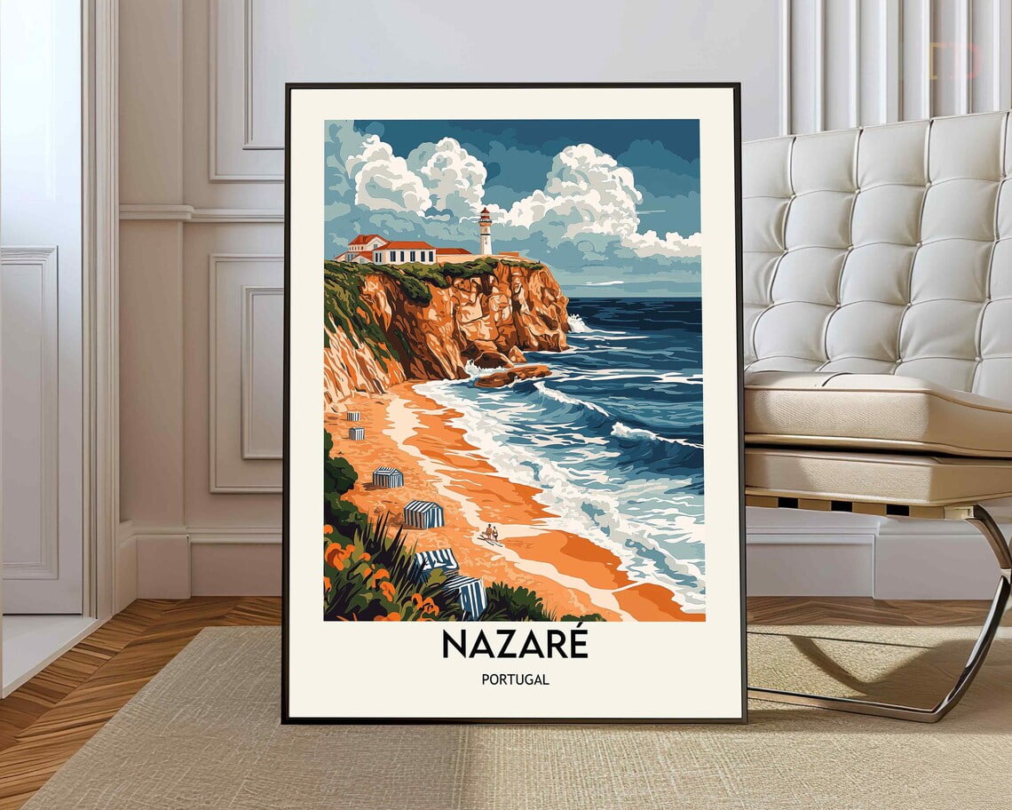 Nazaré Poster, Nazarénazaré Print, Nazaré Photo, Nazaré Poster Print ...