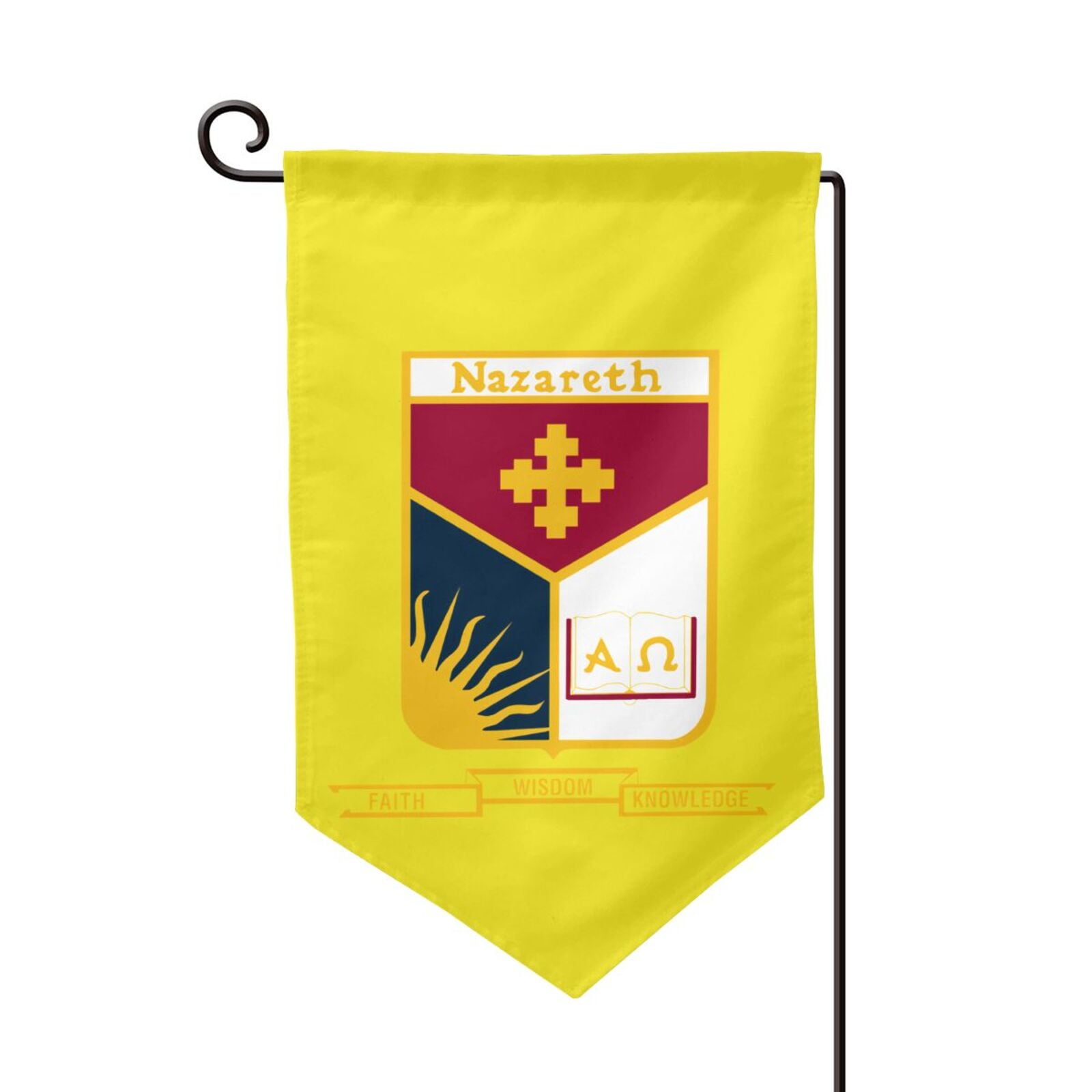 Nazareth College Logo Garden Yard Flag Double Sided Banners For Patio ...