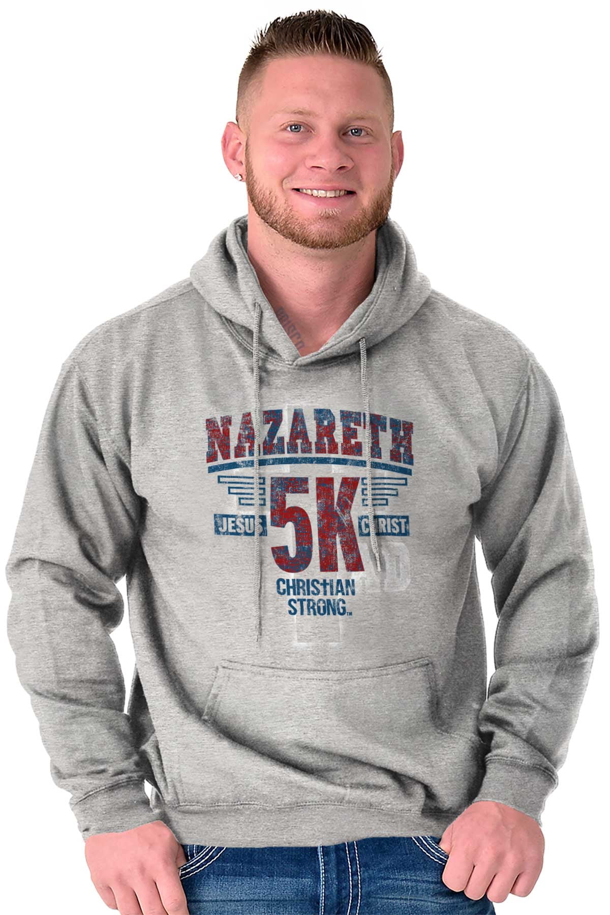 Nazareth Jesus Christ 5K AD Birth Unisex Plus Size Hoodie Brisco Brands ...