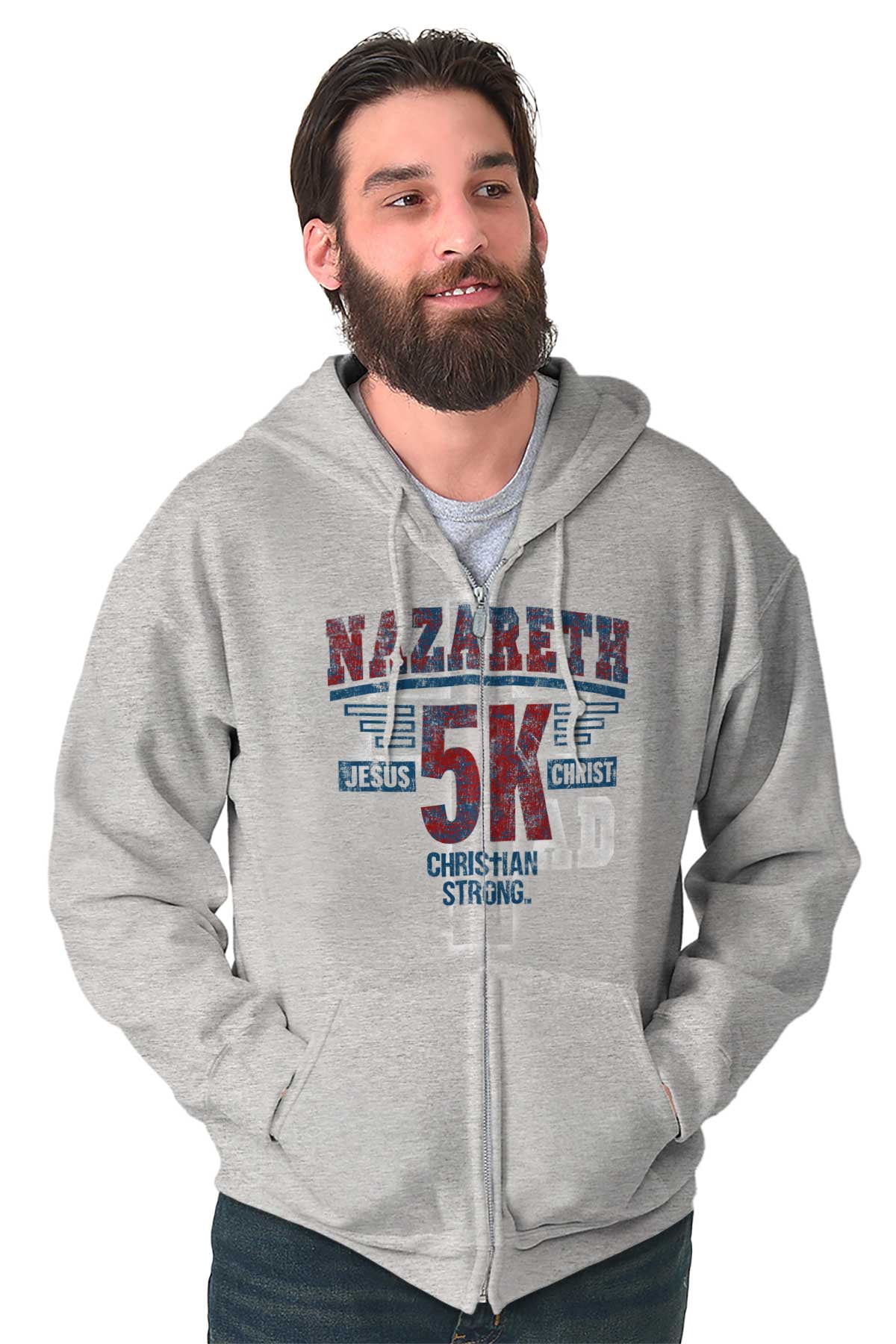 Nazareth Jesus Christ 5K AD Birth Unisex Plus Size Zip Hoodie Brisco ...