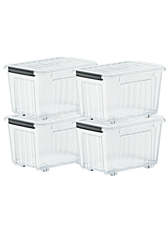Clear Storage Bins in Plastic Storage Bins & Boxes - Walmart.com