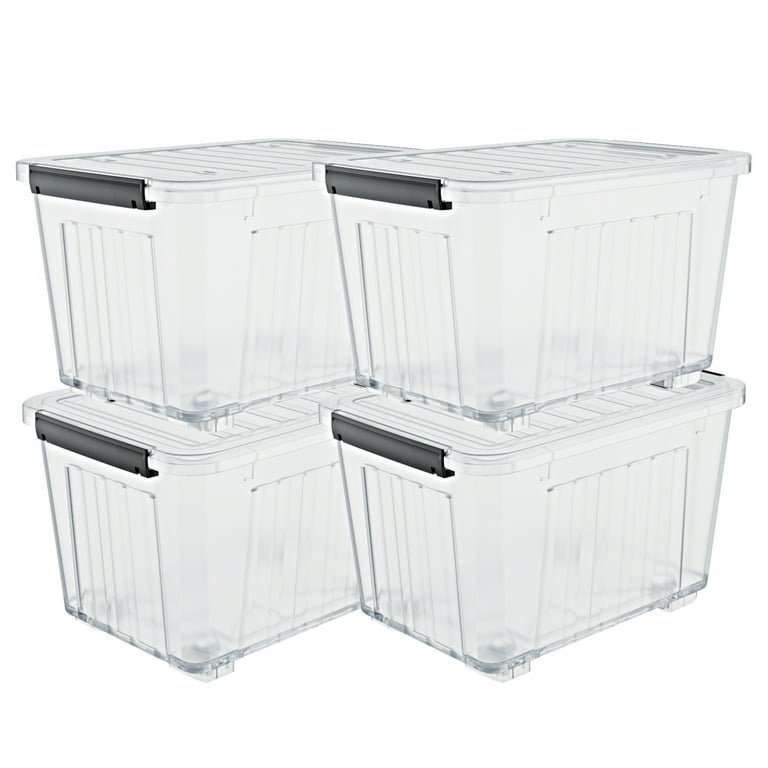 Large Clear Plastic Storage Boxes Large Capacity Clear Plastic Storage