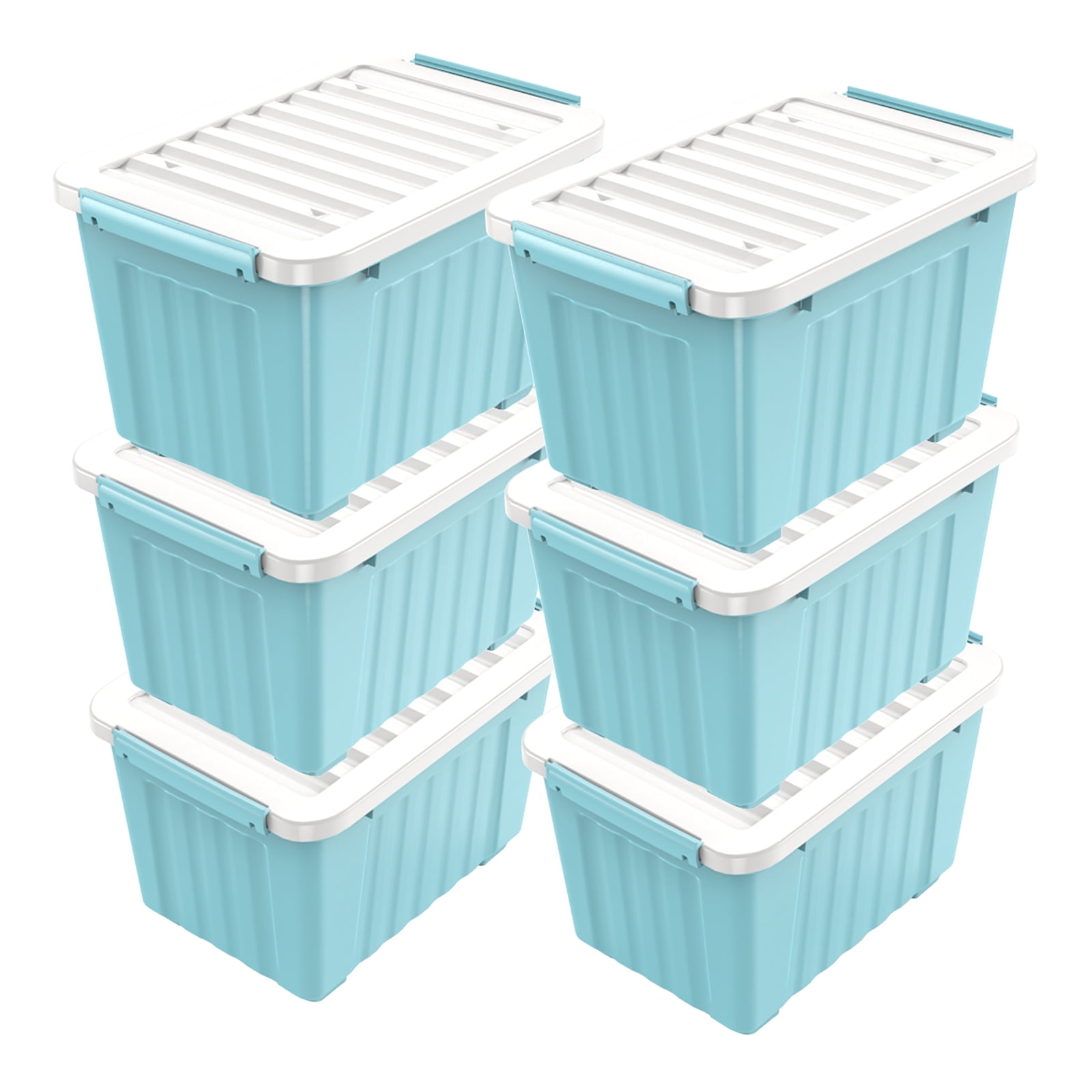 Free Shipping! Nazhura Deep Stacking Plastic Storage Bins, 97Qt Large ...
