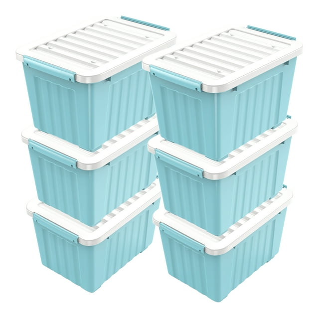 Free Shipping! Nazhura Deep Stacking Plastic Storage Bins, 97Qt Large ...