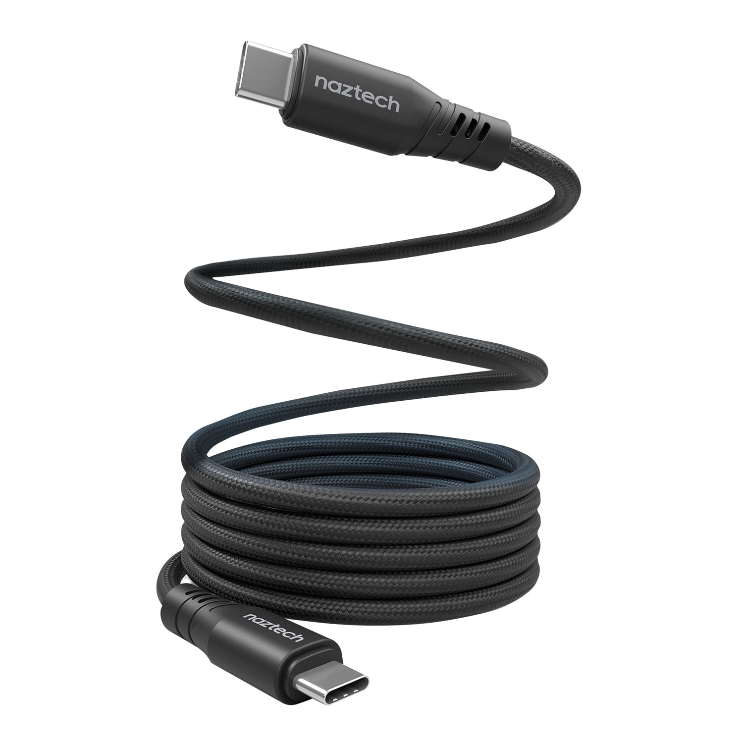Naztech REcoil 100-Watt 6-Ft. USB-C to USB-C Magnetic Braided Cable ...