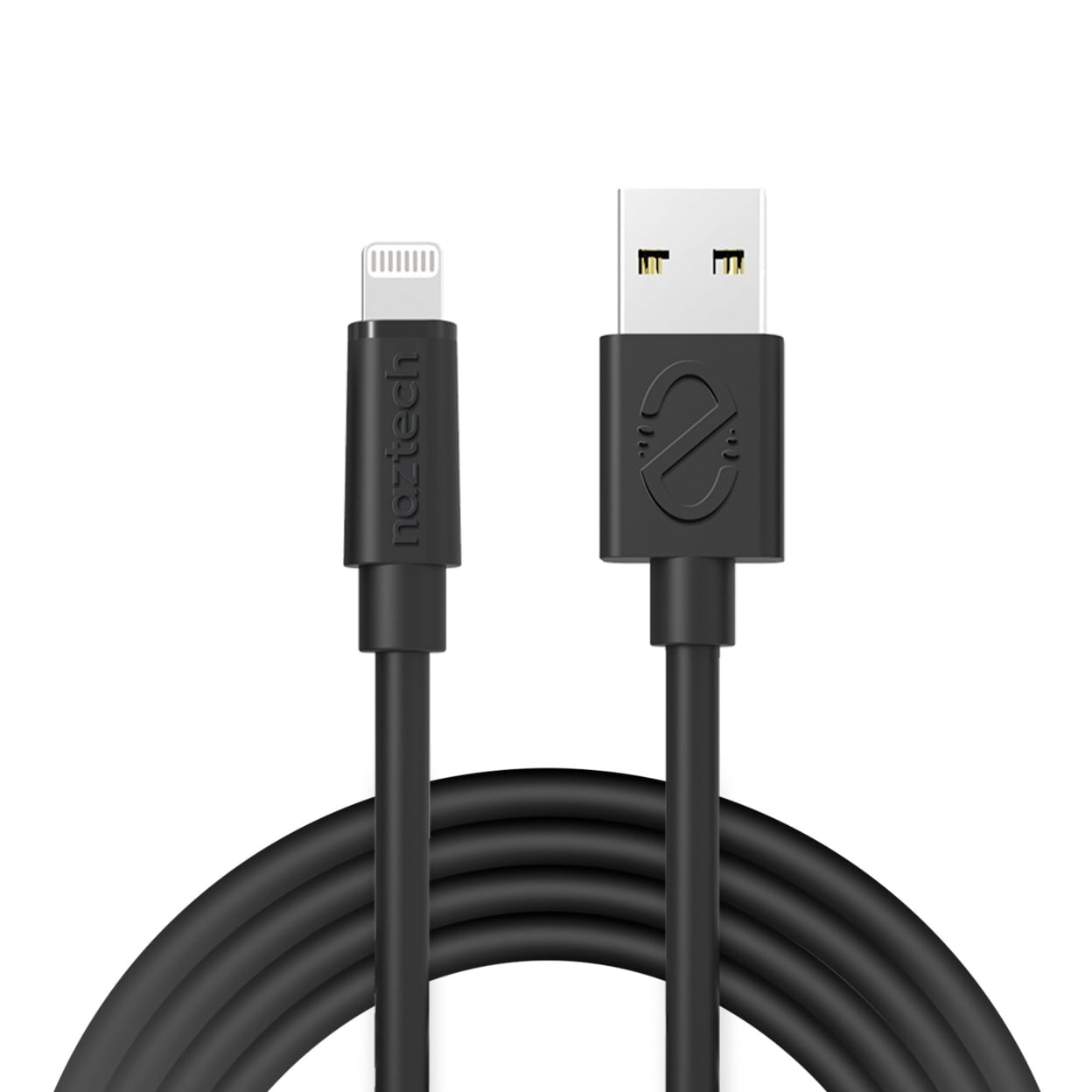 Naztech USB to MFi Cable 12ft (-PRNT) - Walmart.com