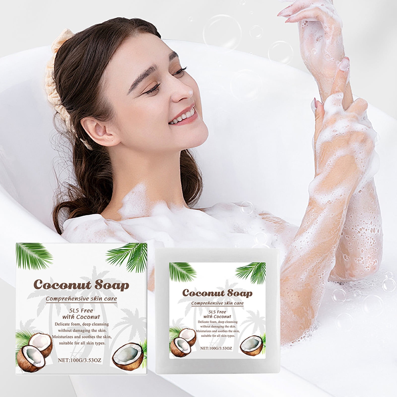 NbKWFW 2025 Clearance, Coconut Soap Comprehensive Skin Care Antioxidant ...