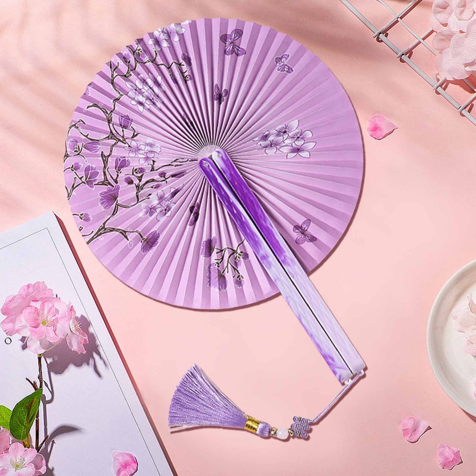 NbKWFW Handheld Fan Foldable Dancing Fans Clacking Fan 18cm Clacking ...