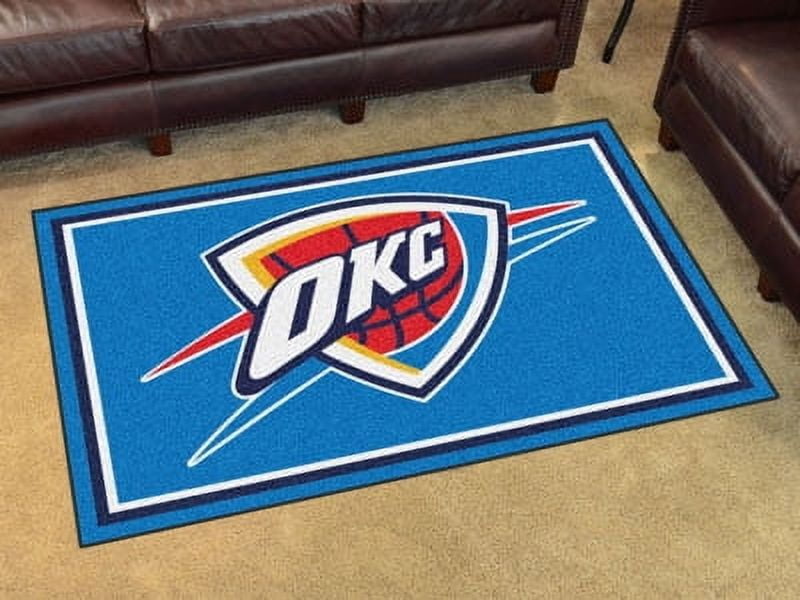 Nba - Oklahoma City Thunder Rug 4'x6' - Walmart.com