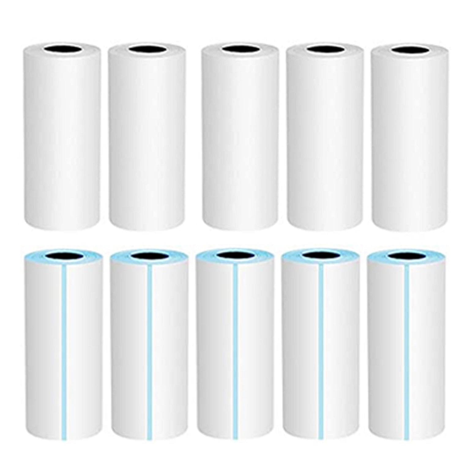 Nbpower 10 Rolls Thermal Printer Paper, Mini Printing Paper Refill ...
