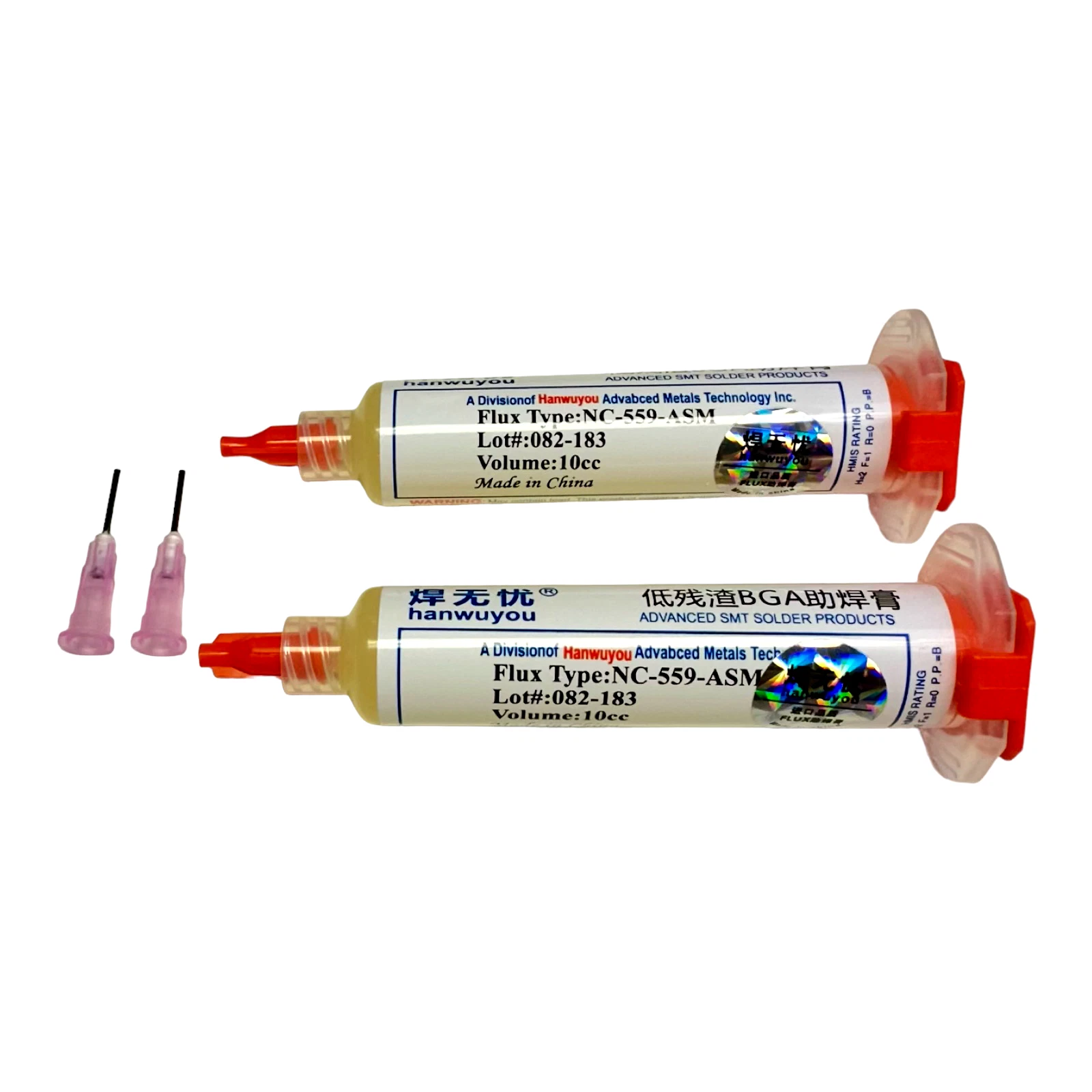 Nc-559-Asm No-Clean Tacky Gel Solder Flux 10Cc X2 Kit - Walmart.com