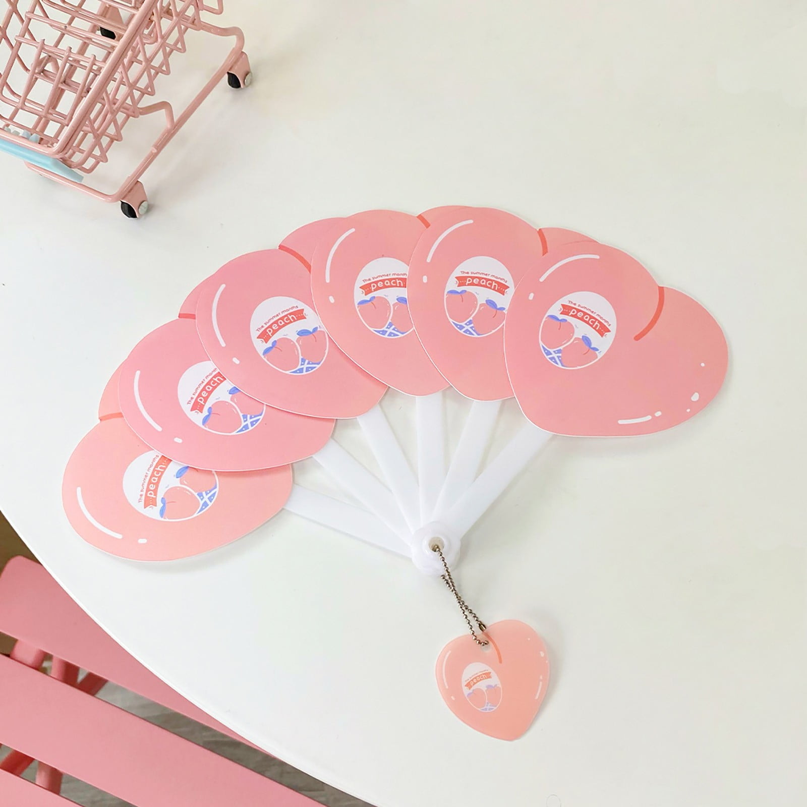 Ncandy Hand Fans Clearance, Hand Held Six Fold Fan Cute Portable Pp ...