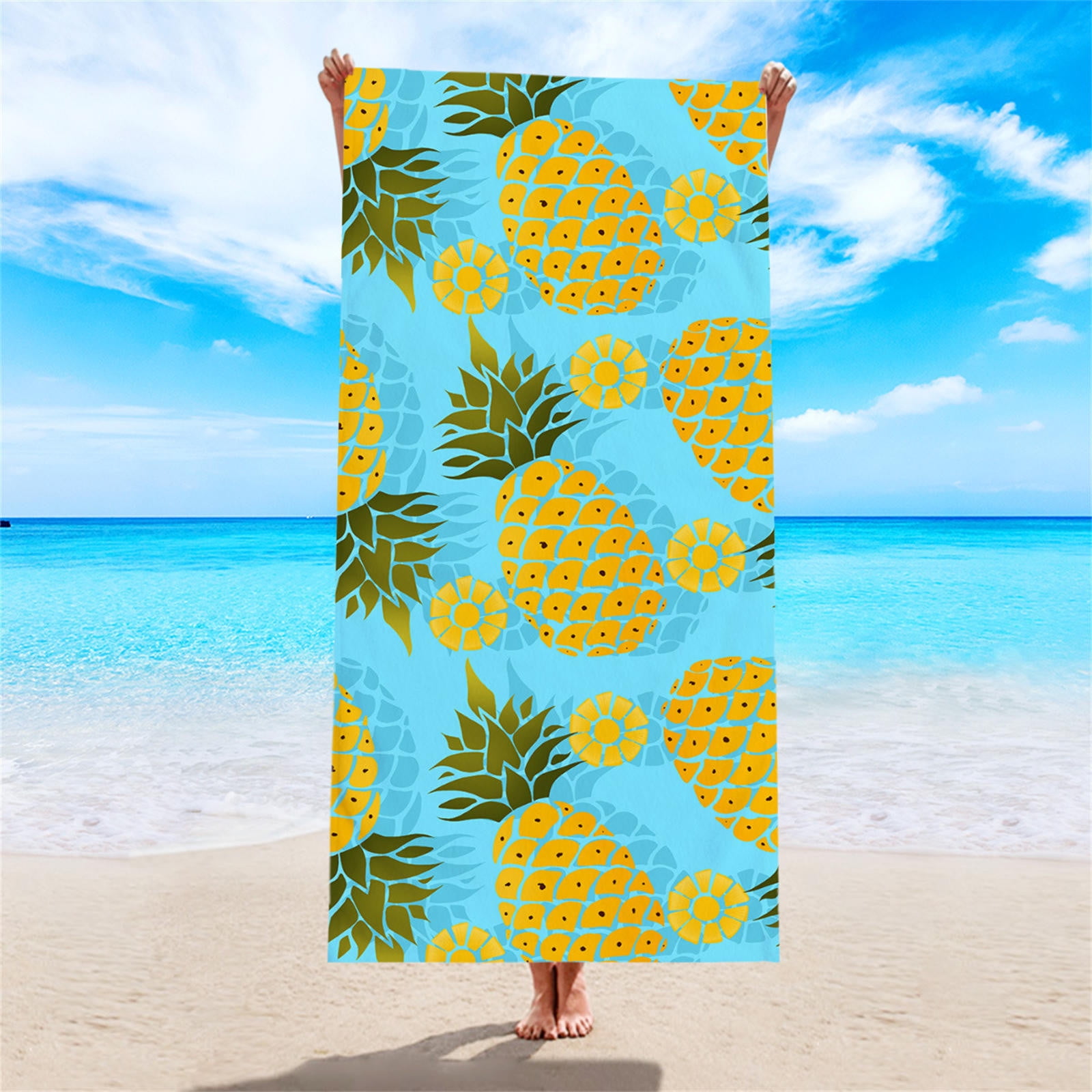 Ndbuld Microfibre Sandless Beach Towel Double-sided Printed Beach Towel ...