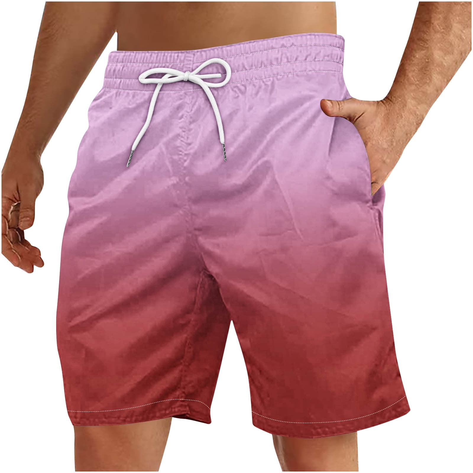 Ndbuld Short De Playa Para Hombre Men's Special Print Beach Casual ...
