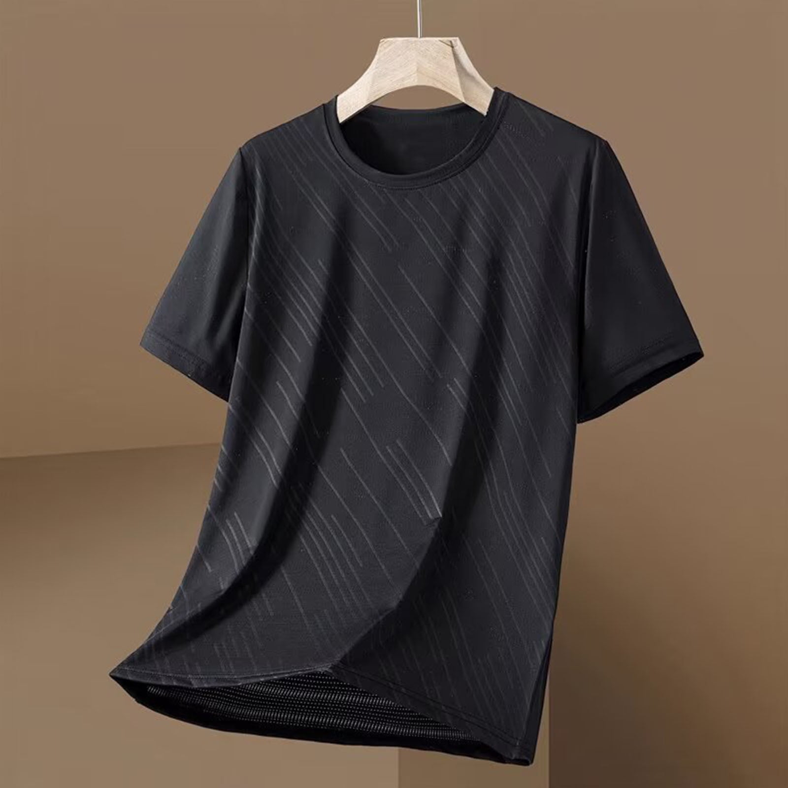 Ndbuld Womens Toos Women's Workout Short Sleeve Tops Men's Summer Solid ...