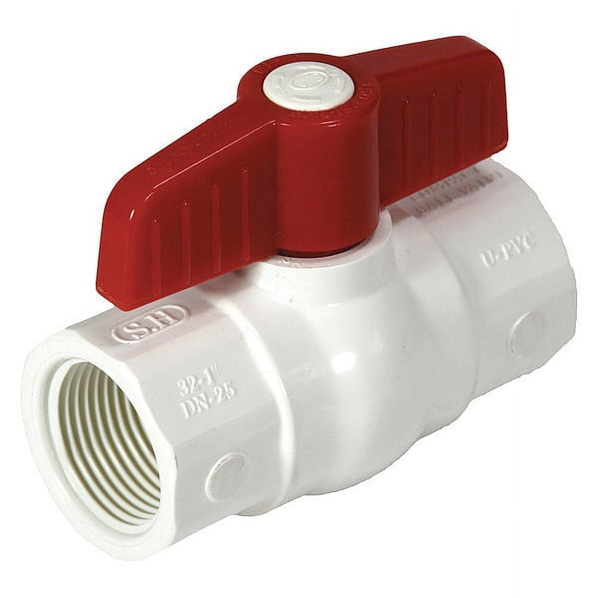 Nds Manual 2-Way Ball Valve,NPT,PVC E1420-12 - Walmart.com