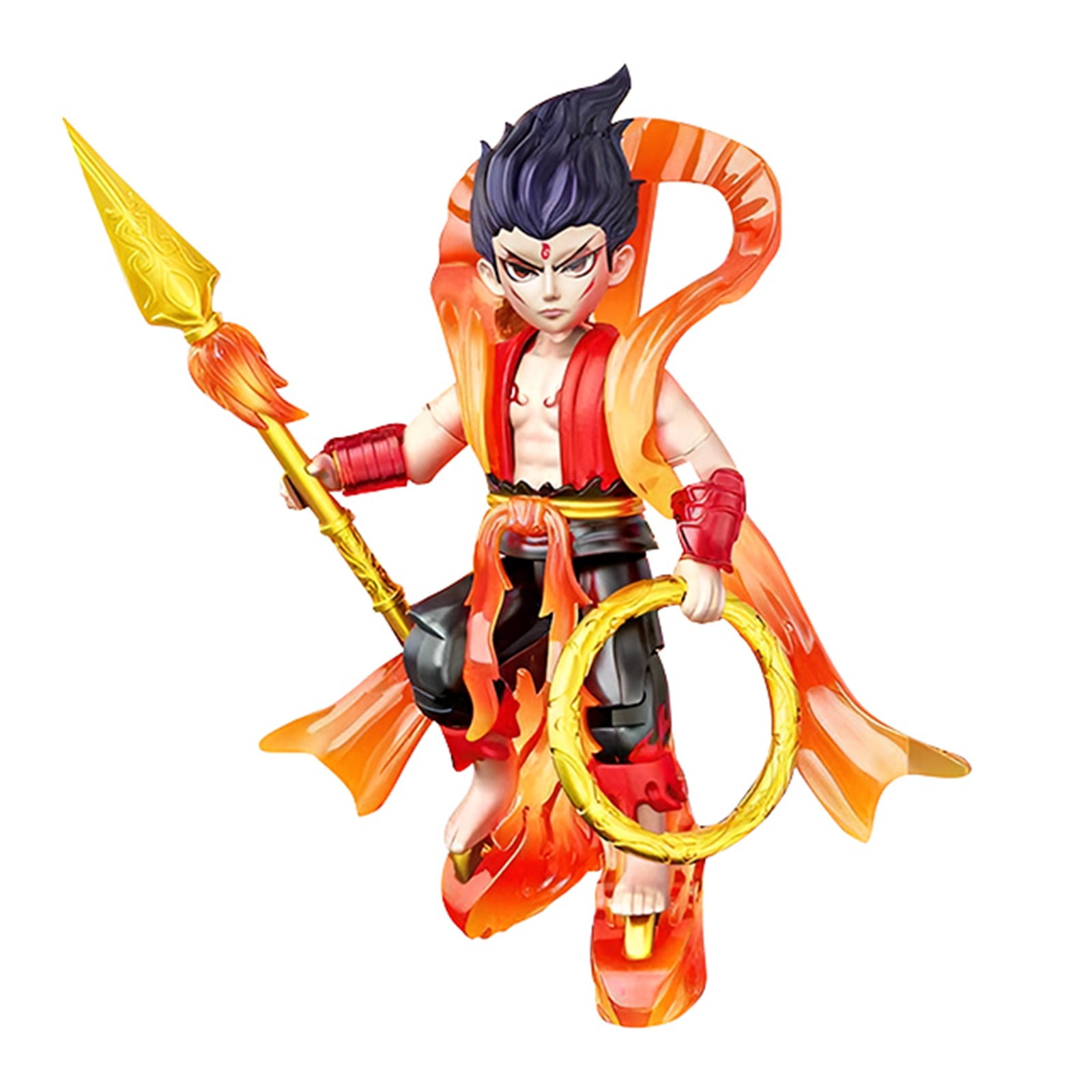 Ne Zha Anime Car Decor Figure with Detachable Base & Weapons ...