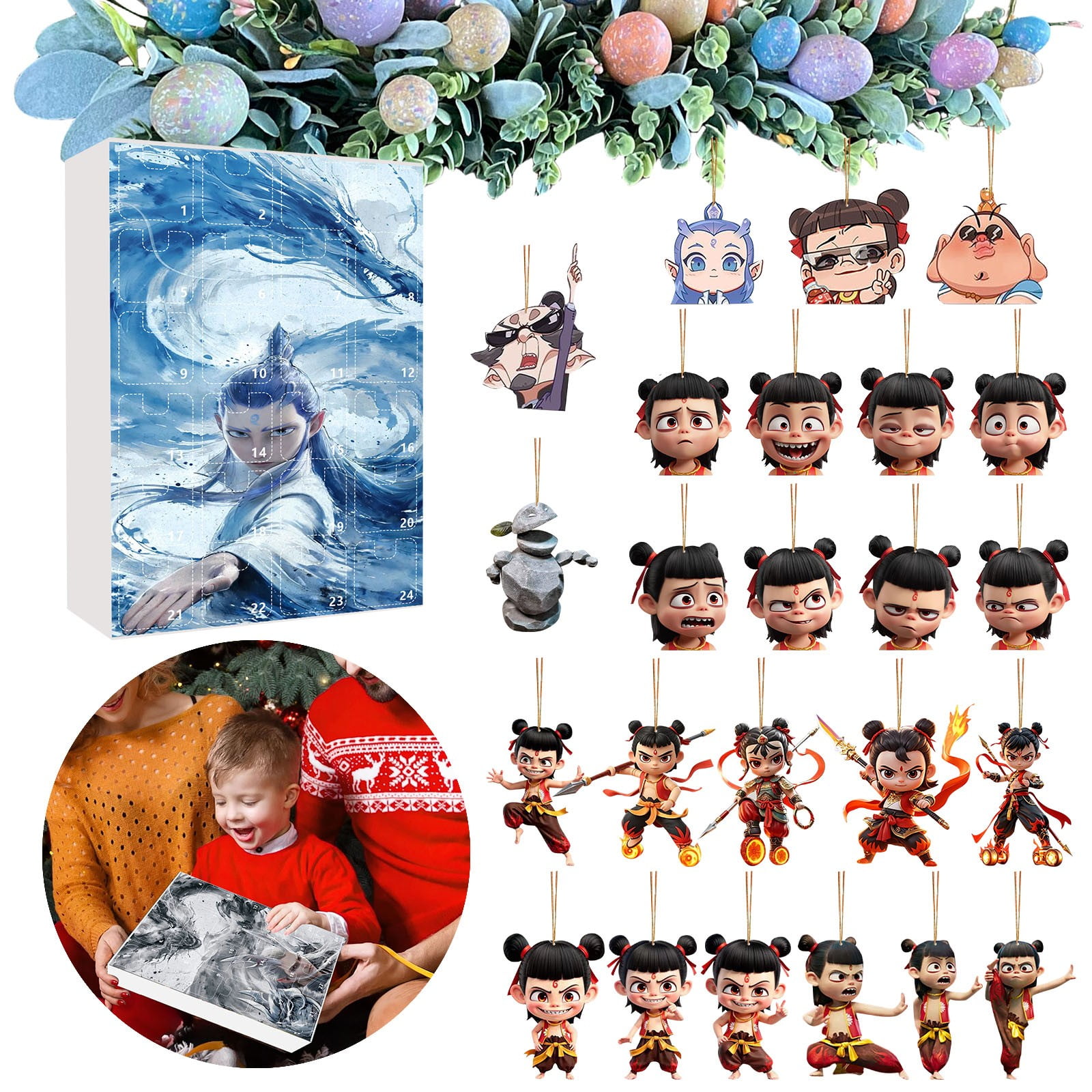 Ne Zha Easter TV Series Home Easter Festival Advent Calendar Garden ...