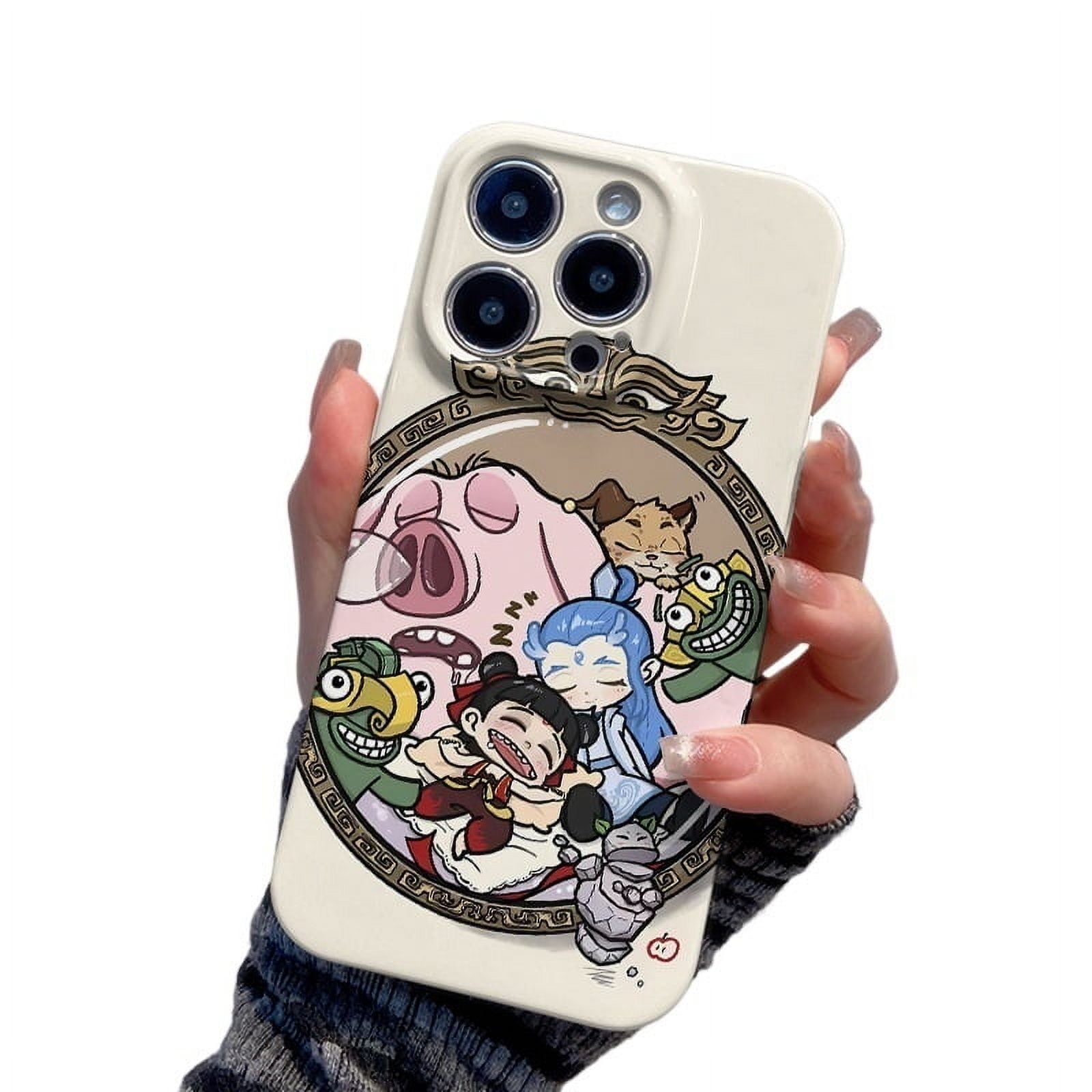 Ne Zha Phone Case . For iPhone 14/15/16(pro,plus,promax) Ne Zha Cartoon ...