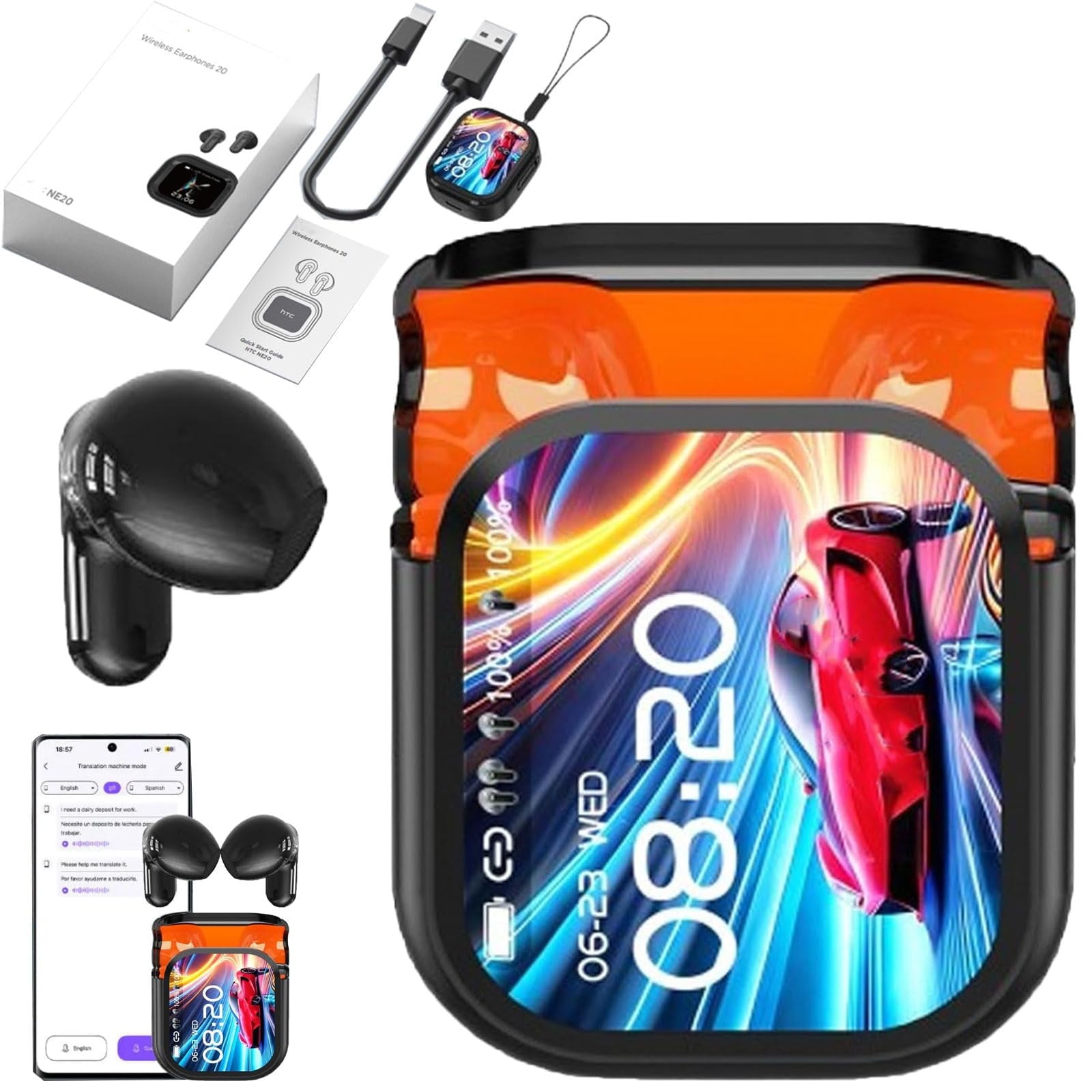 Ne20 Earbuds, NE20 Wireless Headphones, Ne20 Translation Earbuds, with ...