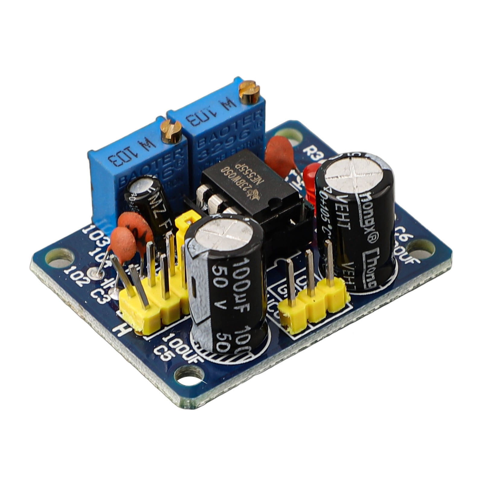 Ne555 Pulse Frequency Generator Duty Cycle Generator Board Module ...