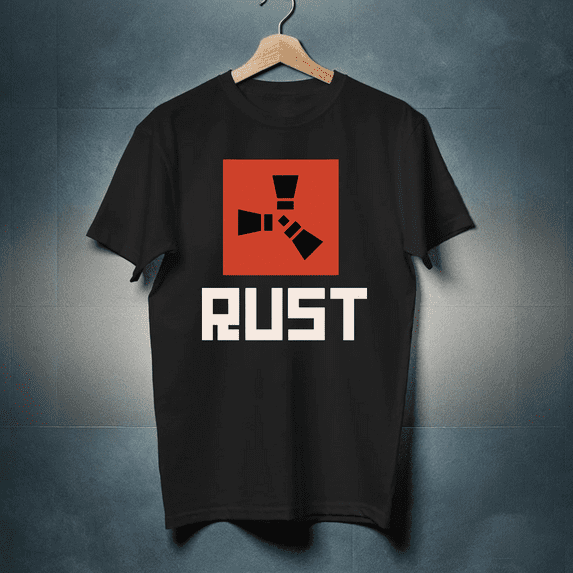 NeW! RUST Game Logo Long Sleeve T-Shirt Funny Size S to 5XL - Walmart.com