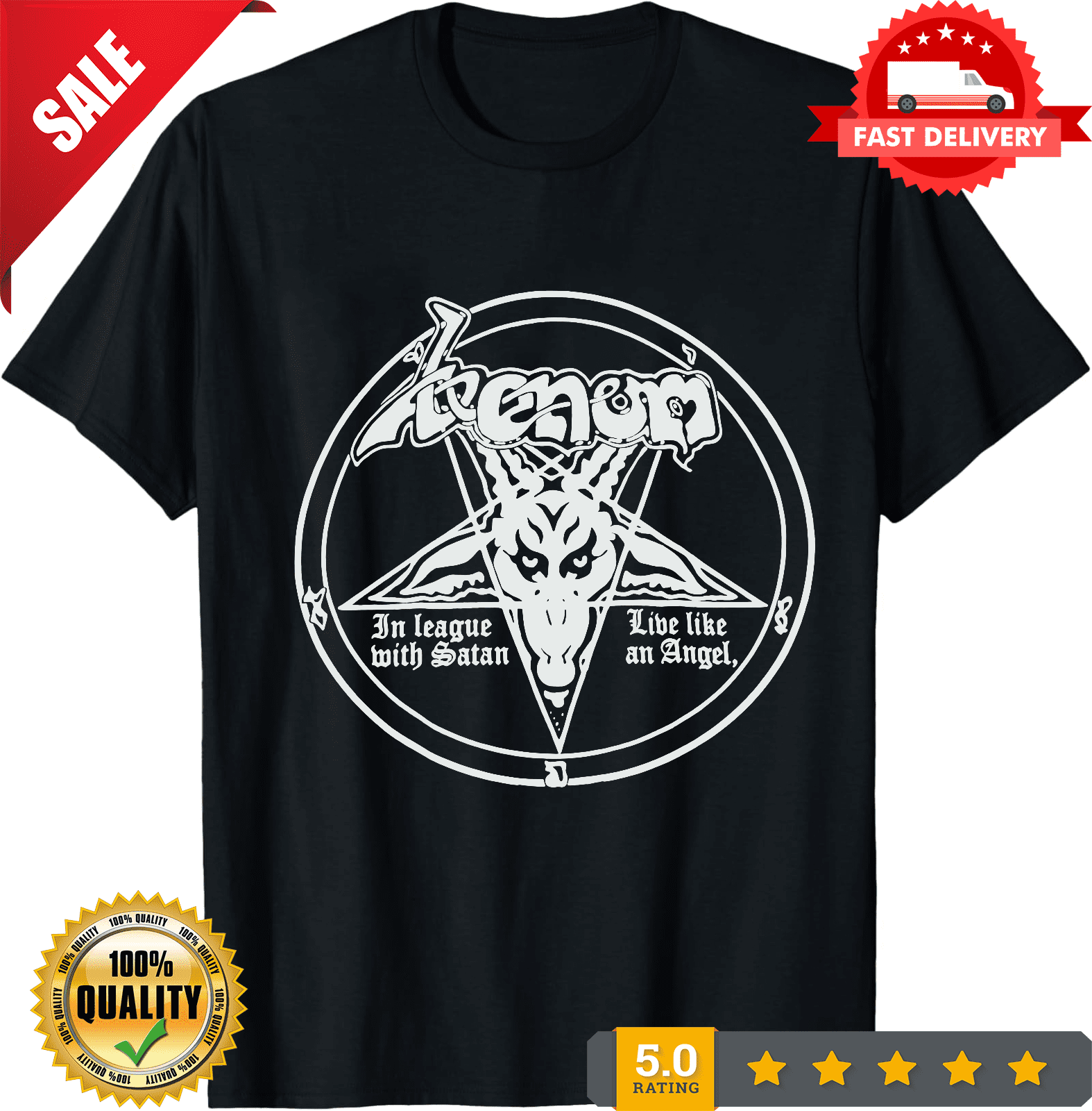 NeW- VENOM - HEAVY METAL BAND T-SHIRT, LIMITED EDITION-TH67727 ...