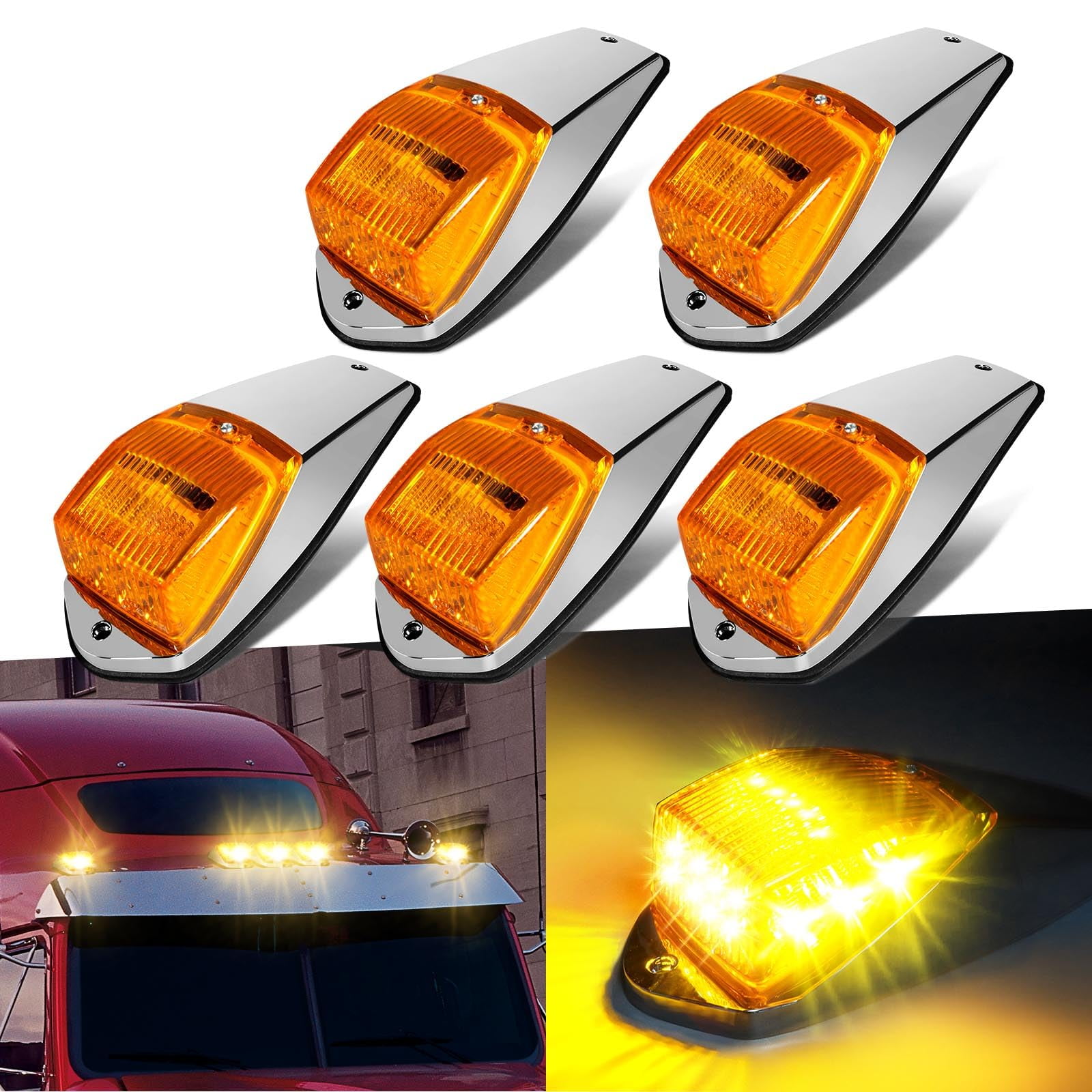 NeaLia Lights for IFF17 Peterbilt Kenworth, Upgraded Marker for Semi ...