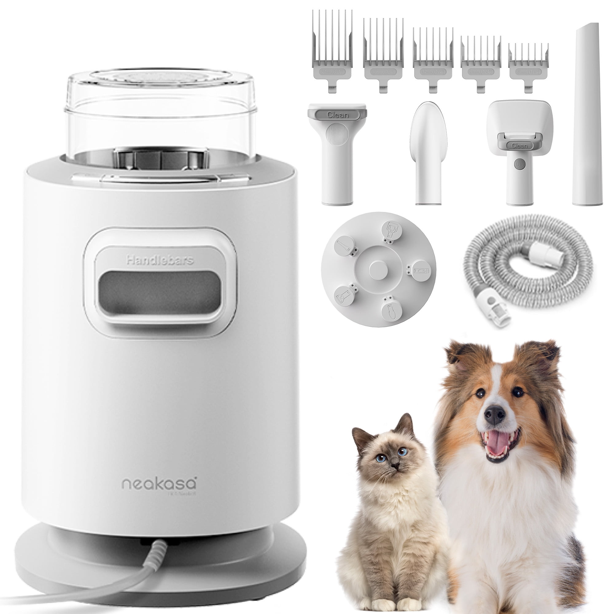 Neakasa by neabot P0 Lite Cat Grooming Kit & Vacuum Suction 99.7% Pet ...