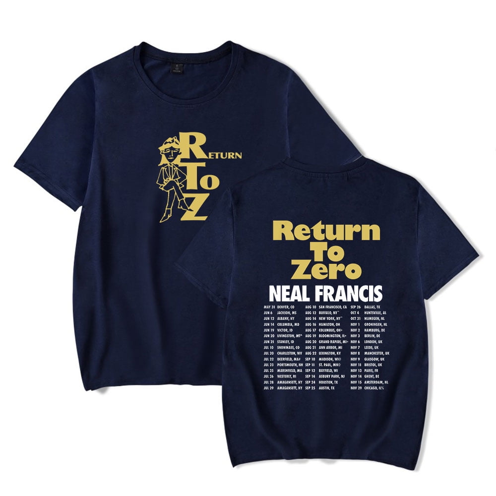 Neal Francis Return To Zero Tour Merch T-shirts Women Men Cosplay ...