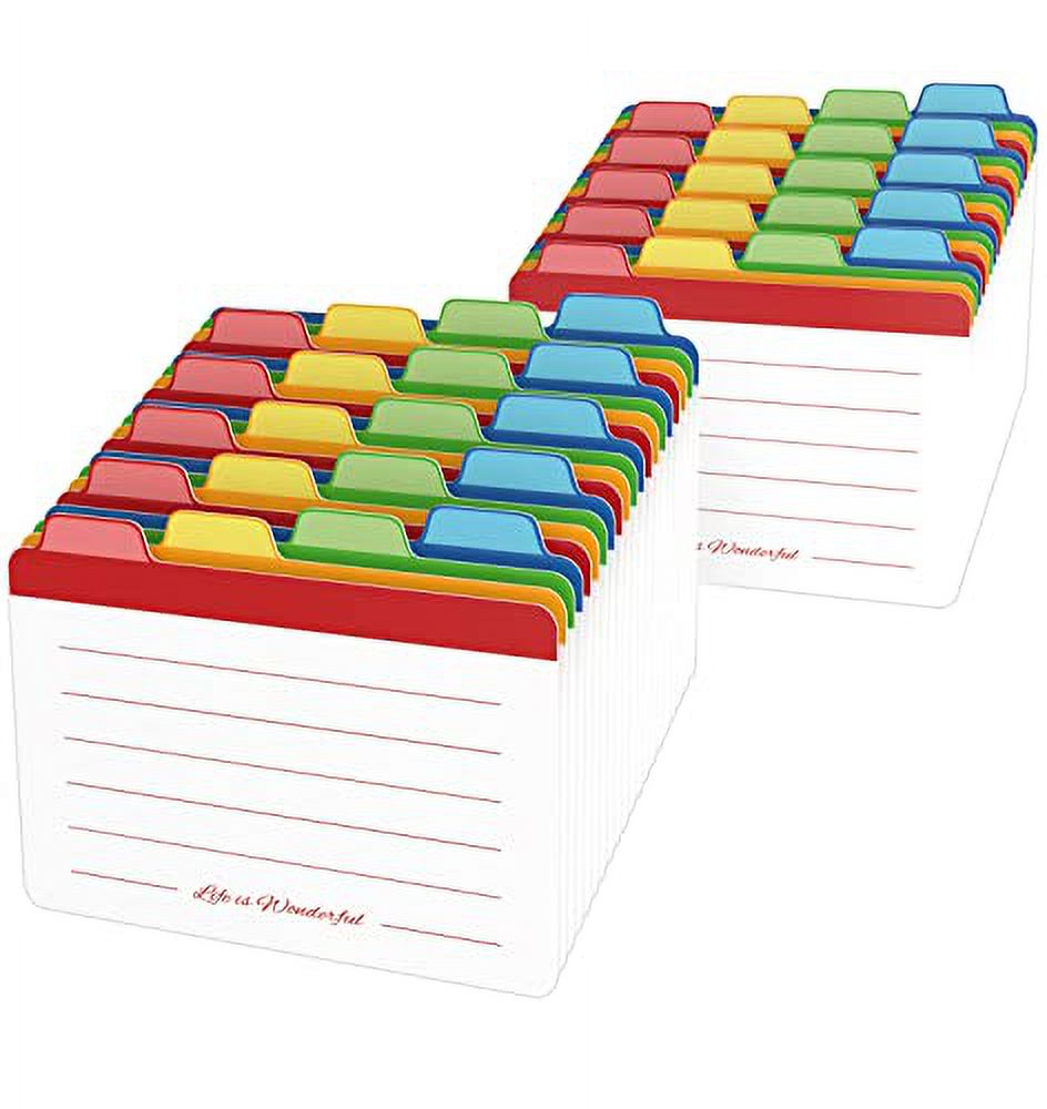 Neando Index Cards Guide Dividers 3x5 inches, the Blank Index Cards ...