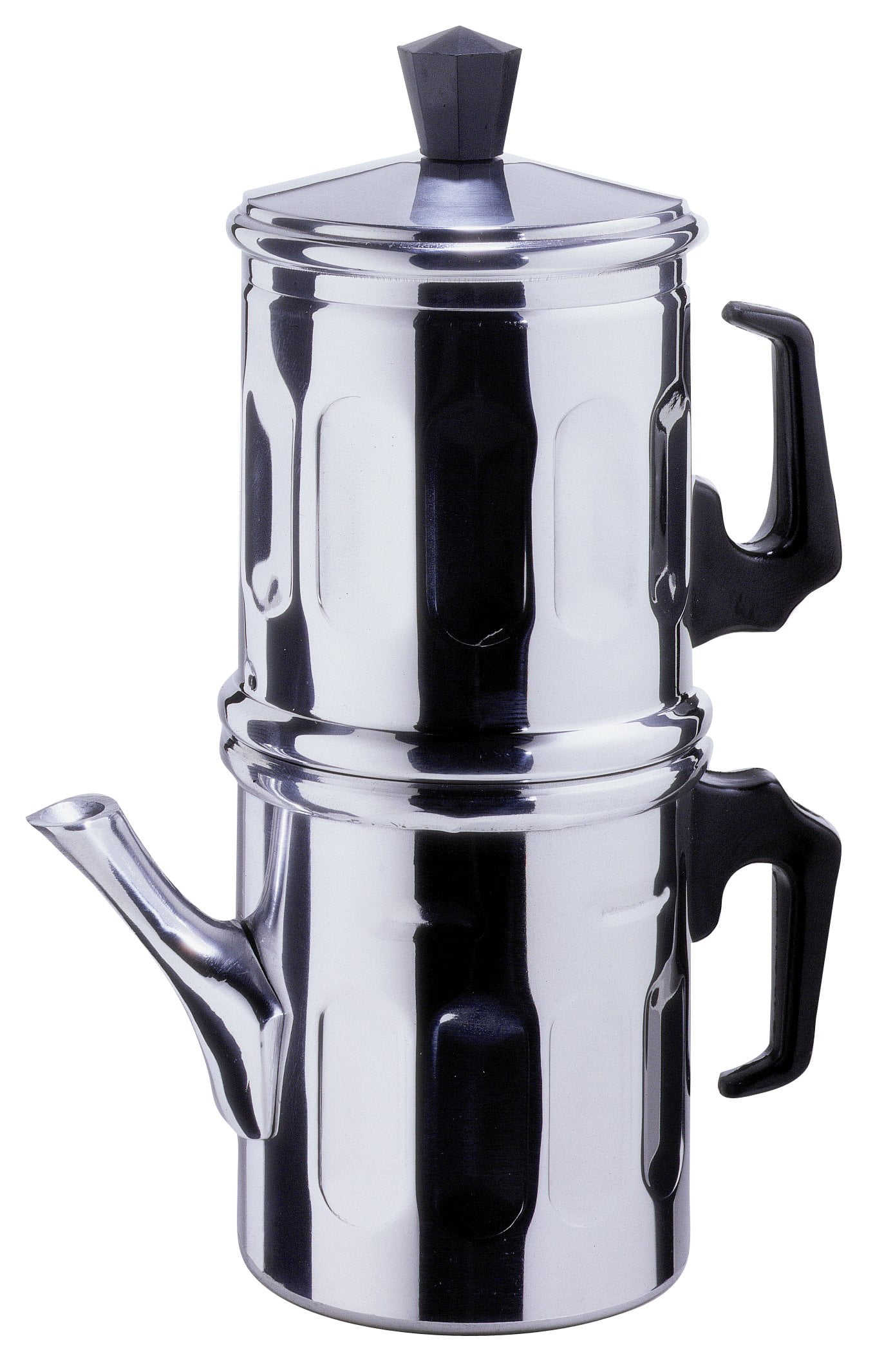 Neapolitan Coffee Maker 3 Cup Size Stainless Steel - Walmart Business ...