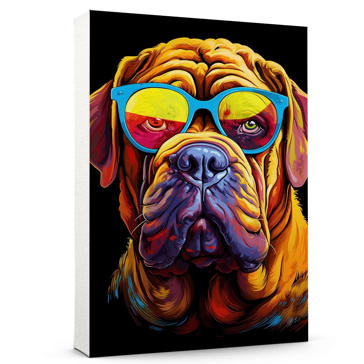 Neapolitan Mastiff Art Print Poster, Dog Wall Art Painting Decor, Dog ...