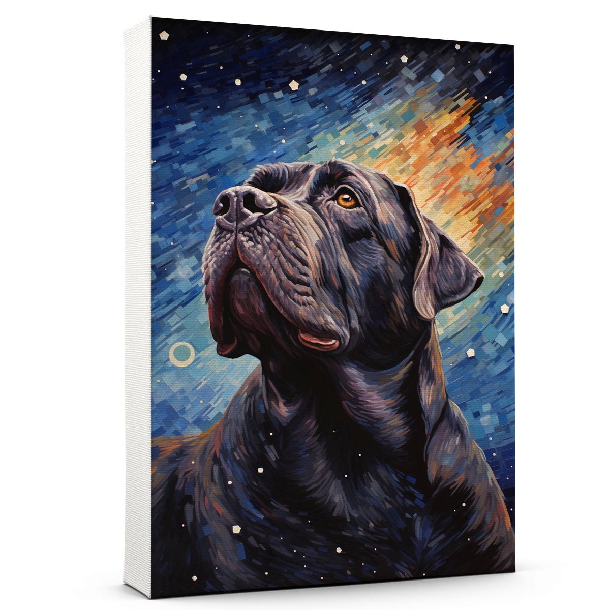 Neapolitan Mastiff Canvas Wall Art Print, Dog Artwork Poster for ...