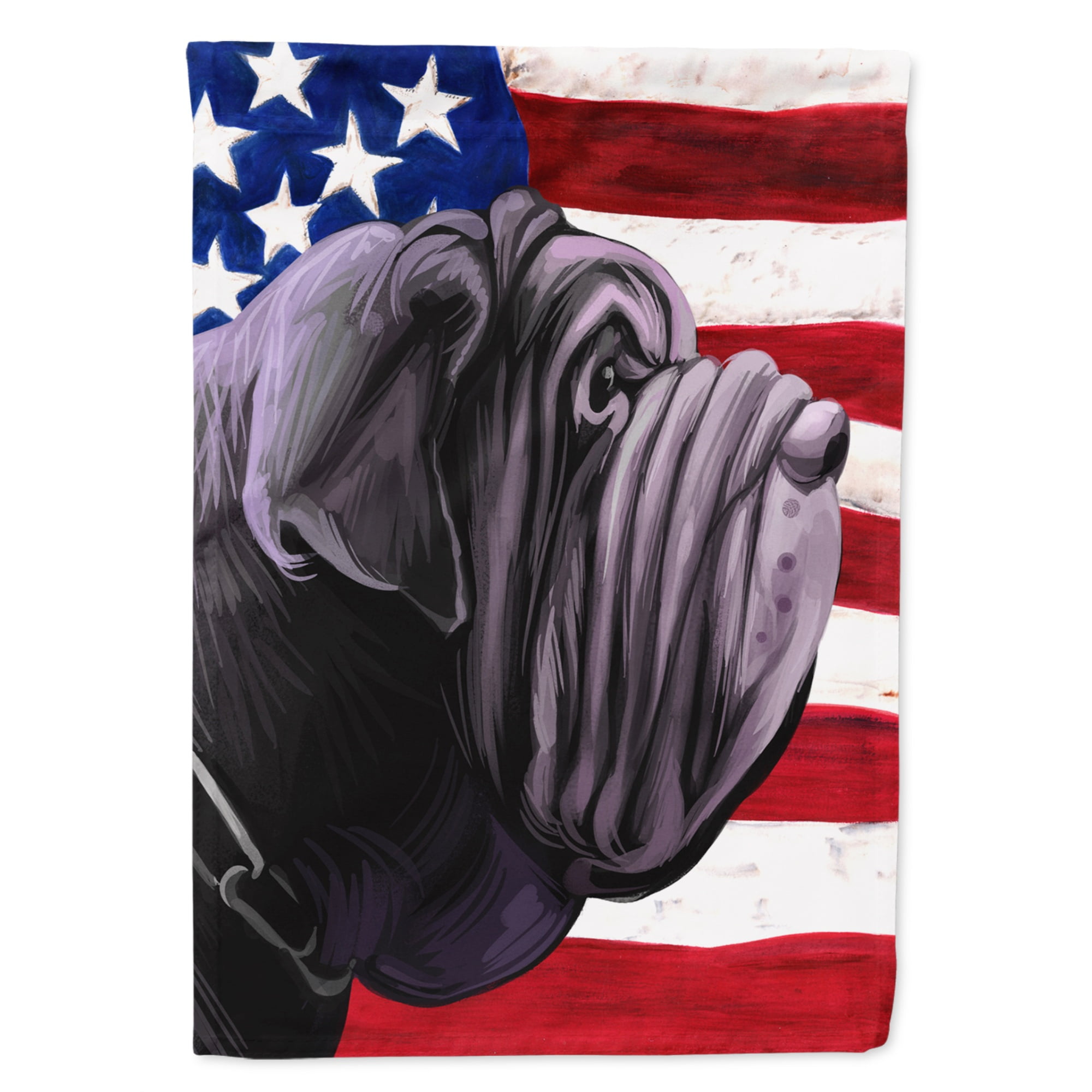 Neapolitan Mastiff Dog American Flag Garden Flag - Walmart.com
