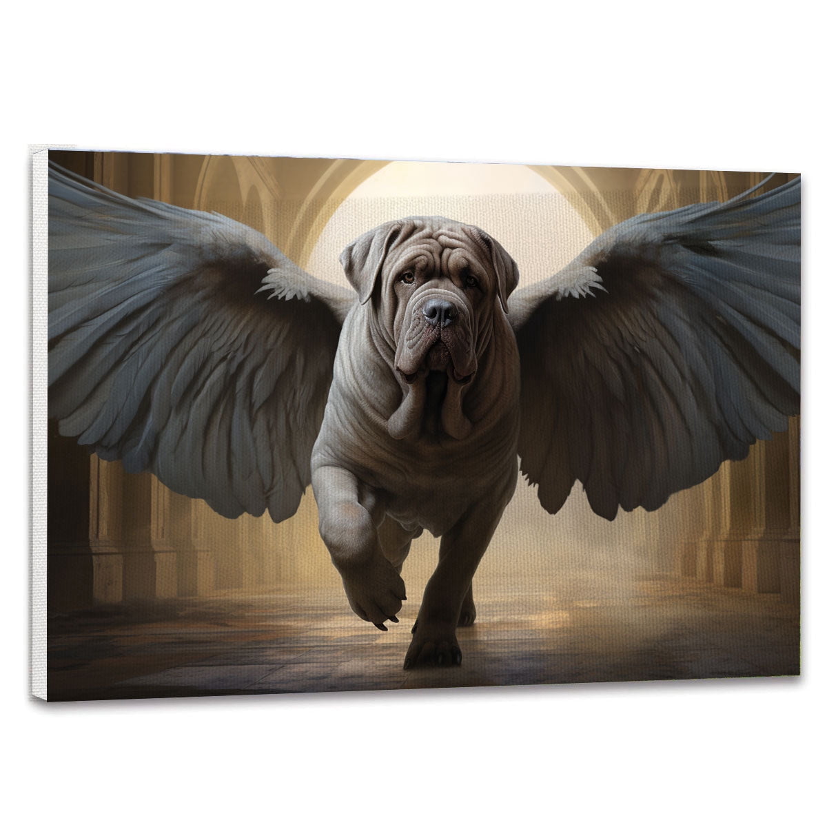 Neapolitan Mastiff Dog Memorial Gifts - Waiting At The Door Canvas ...
