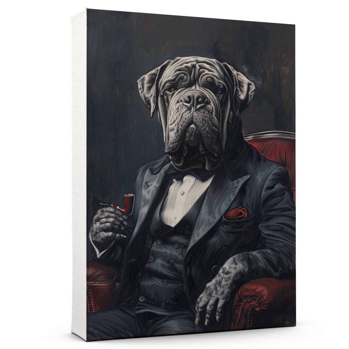 Neapolitan Mastiff Dog Painting Poster Art Print Home Dog Canvas Wall ...