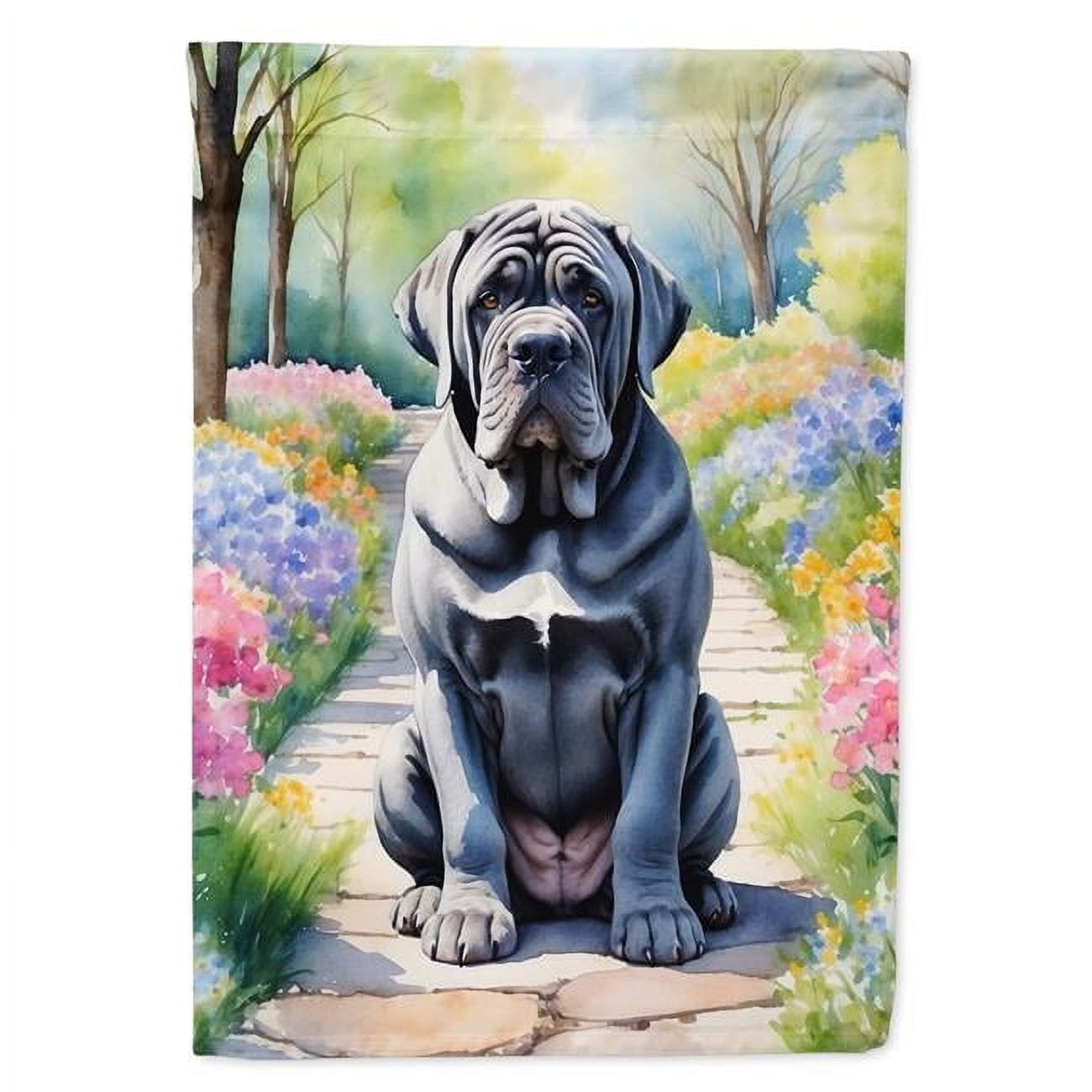 Neapolitan Mastiff Spring Path House Flag 28 in x 40 in - Walmart.com