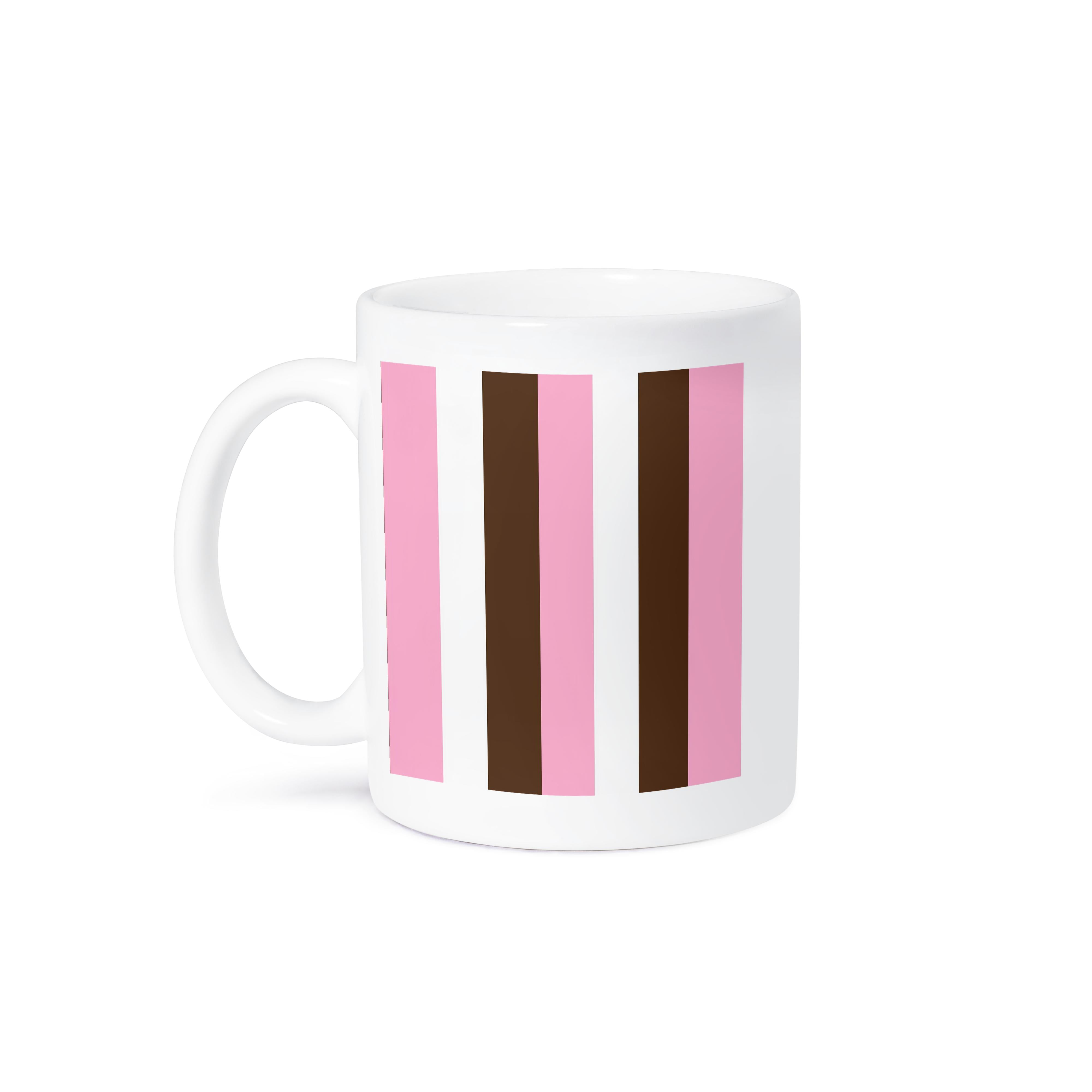 3dRose, Neapolitan stripes ice cream art, 15oz Mug - Walmart.com