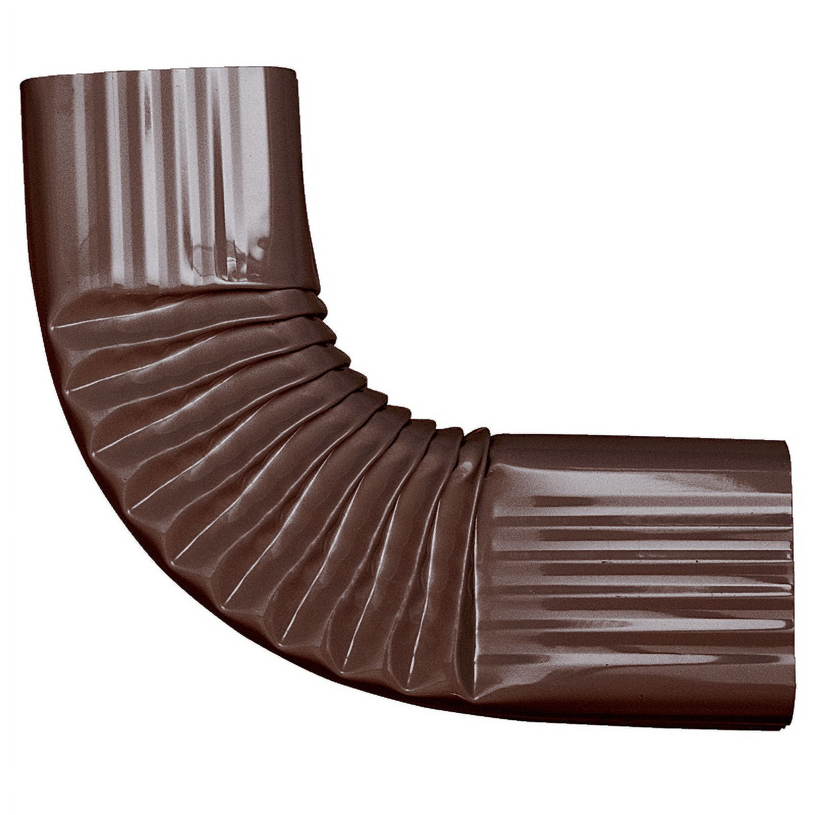 Aquabarrel Near 90 Degree Downspout Elbow, Metal Brown 3x4, B Roof ...