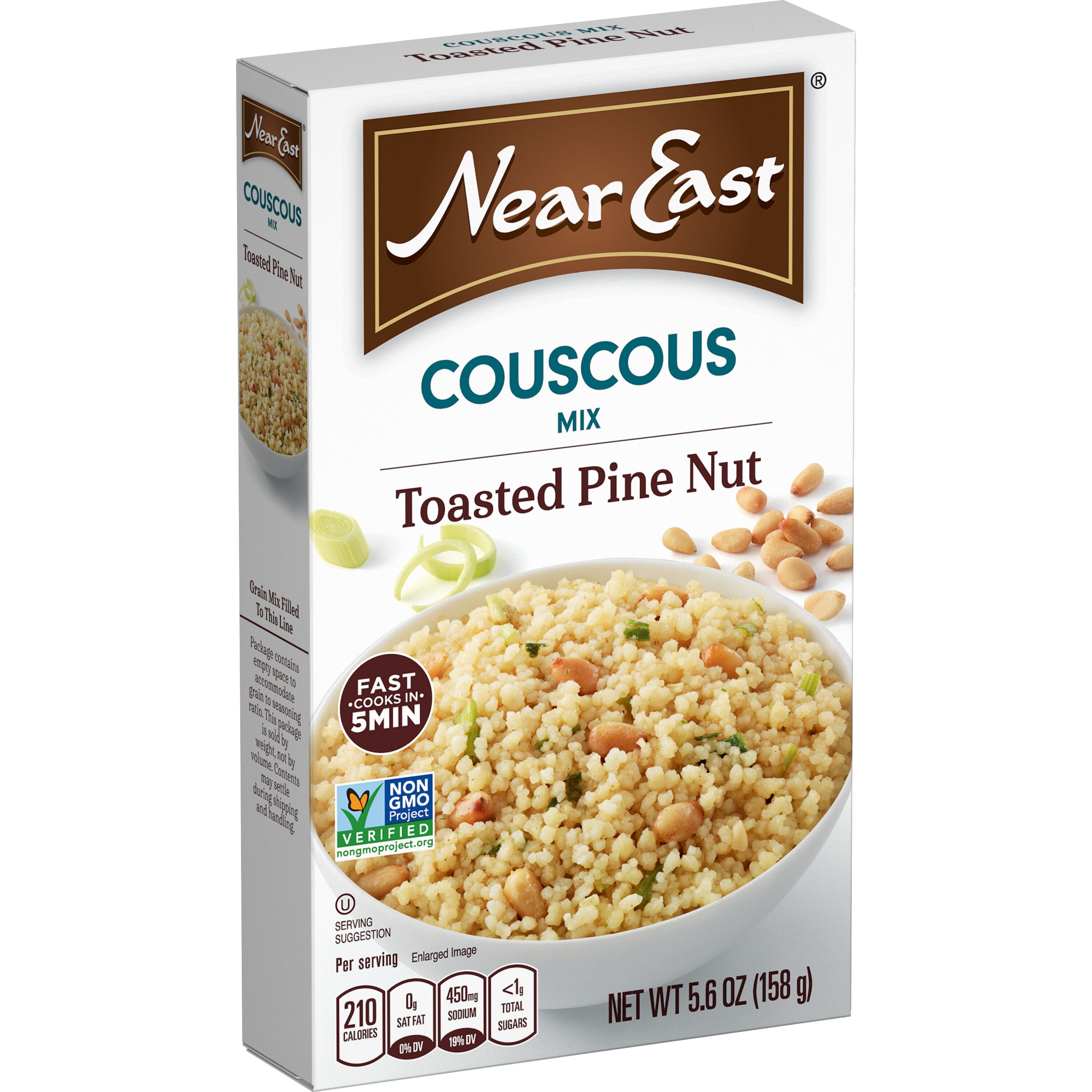 Near East Couscous Mix, Toasted Pine Nut, 5.6 oz Box - Walmart.com
