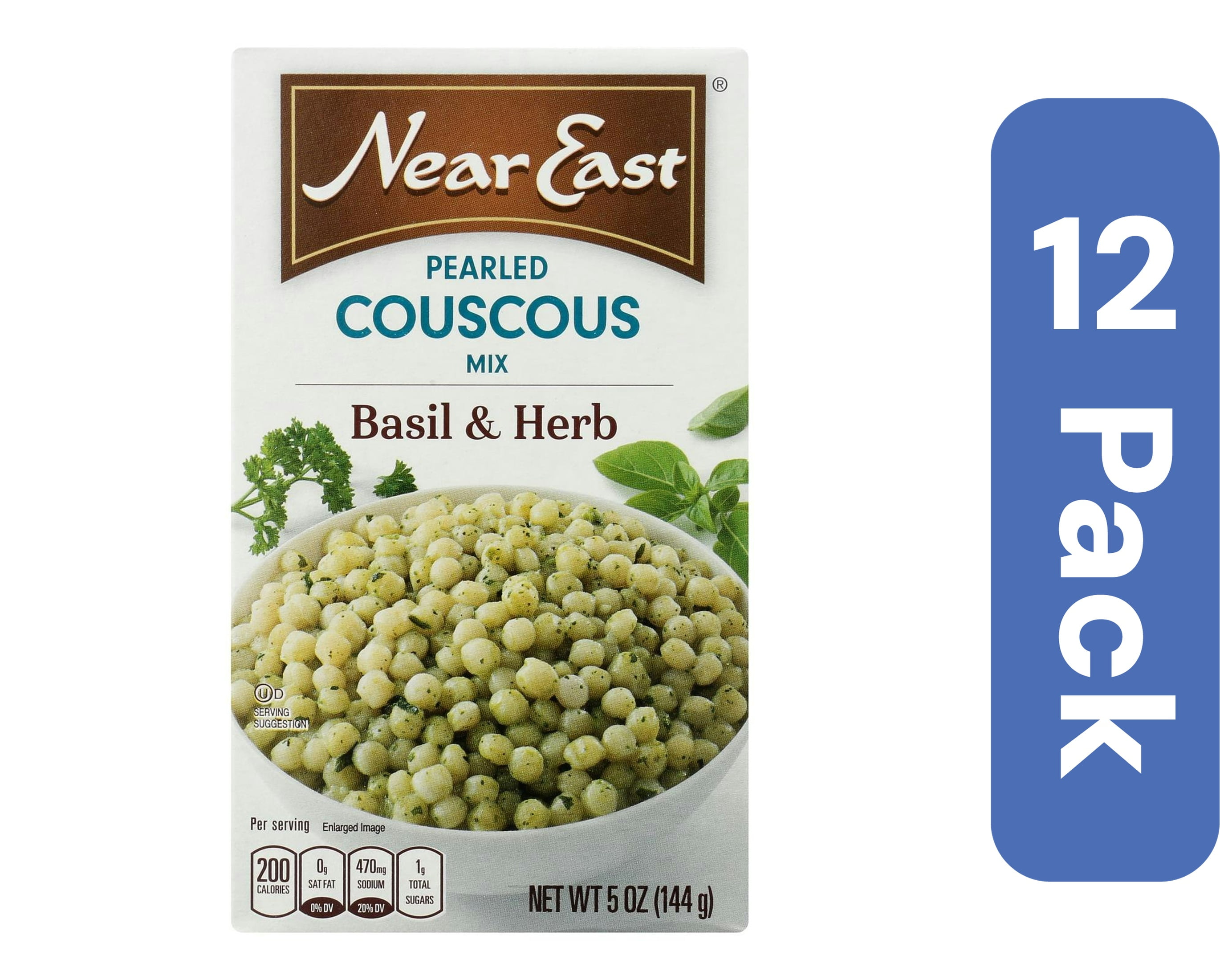 Near East Couscous Pearl Basil & Herb 5 oz (Pack Of 12) - Walmart.com