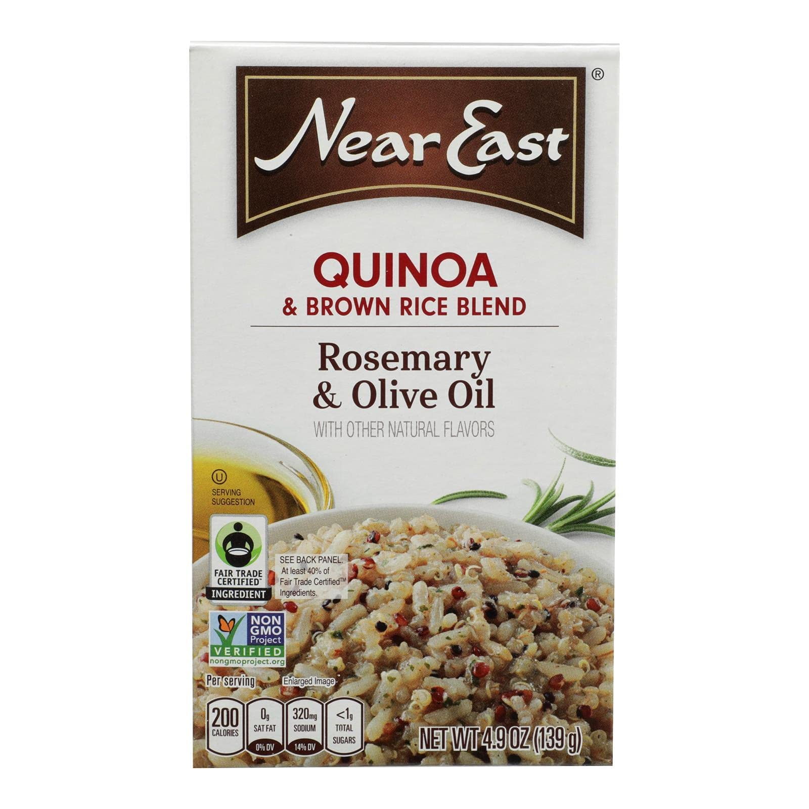 Near East Fair Trade Certified Quinoa & Brown Rice Blend with Rosemary ...