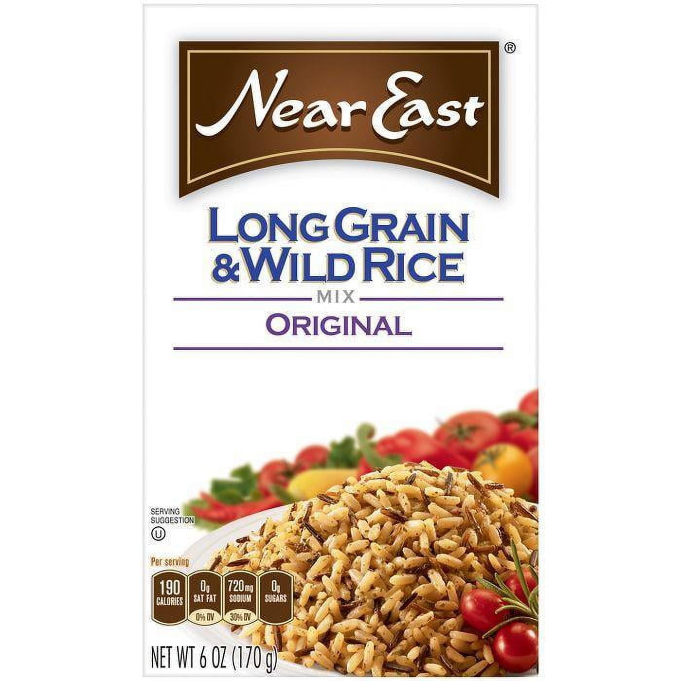 Near East Original Long Grain & Wild Rice Mix 6 Oz (Pack of 12 ...