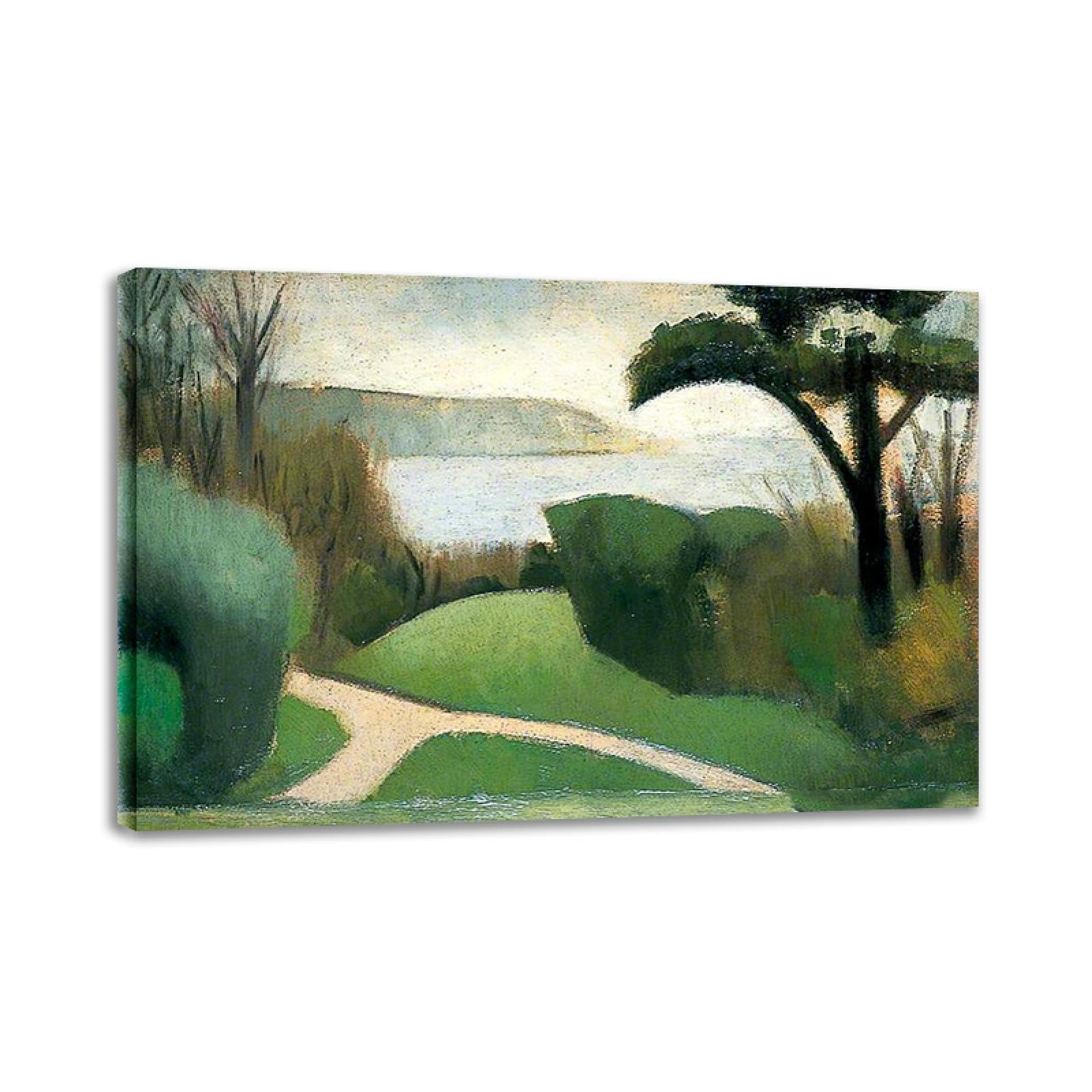 Near Swanage by Mark Gertler- Famous Canvas Print- Reproduction of ...
