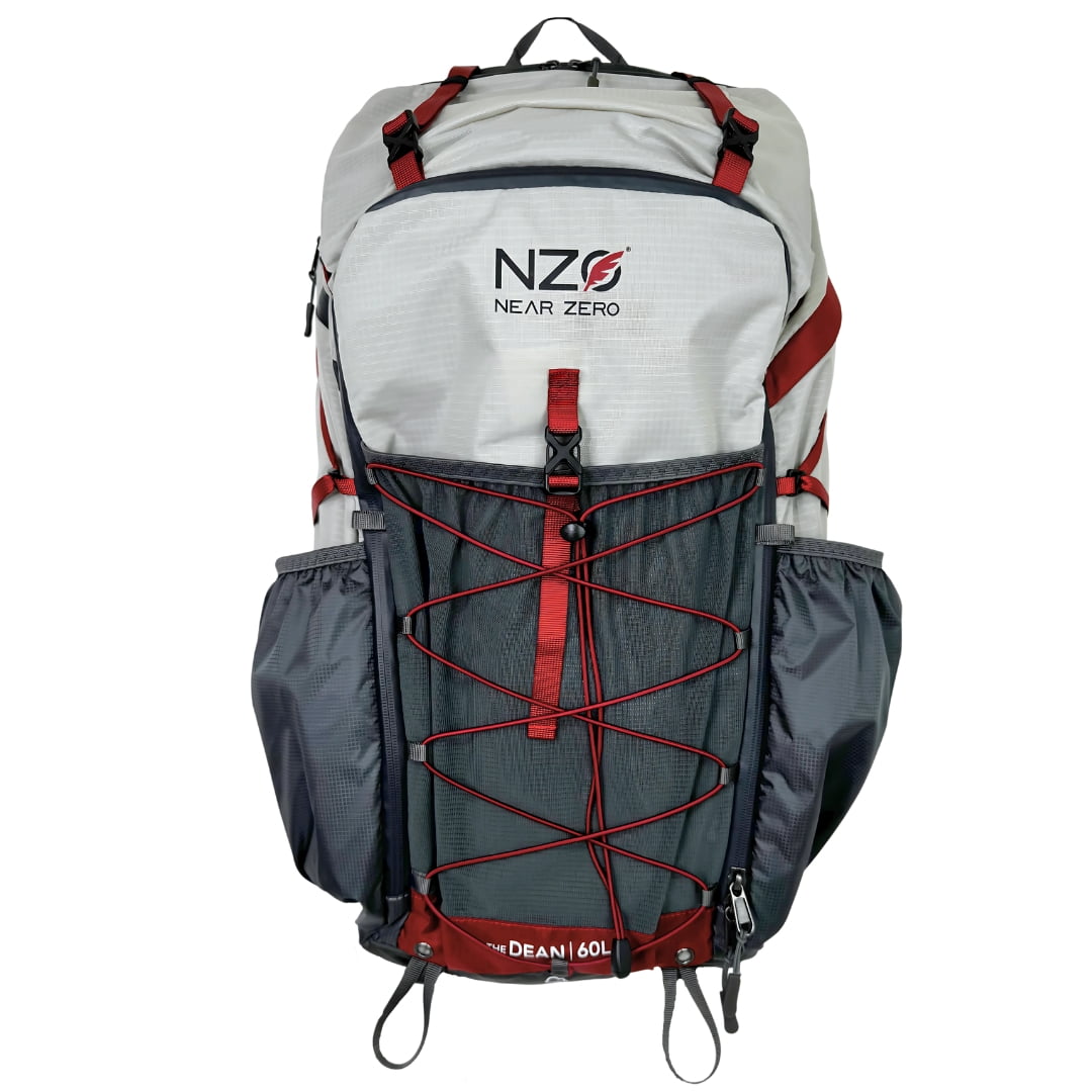 Near Zero 60L Dean Camping Backpack - Lightweight Hiking Backpack with Built-in Rain Cover ...